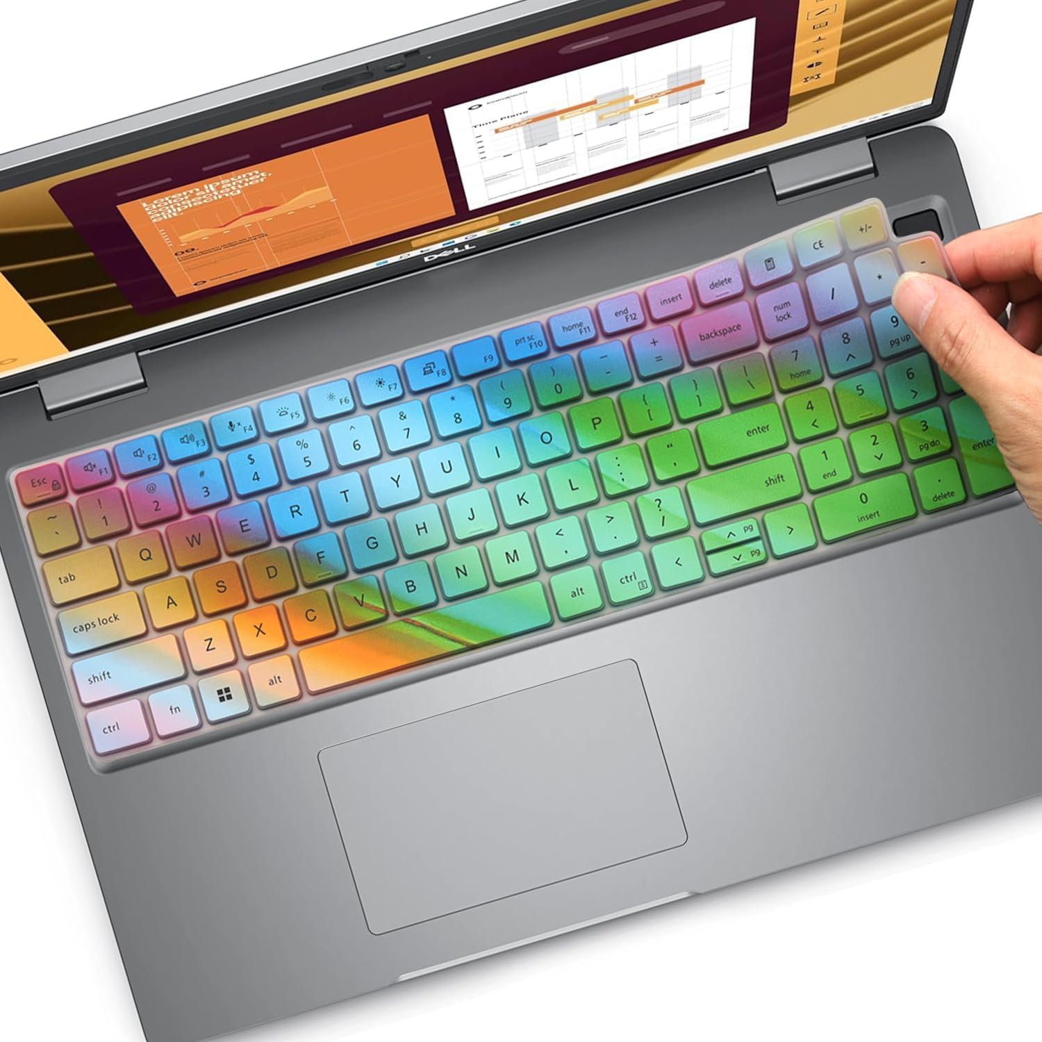 Amazon.com: Colorful Laptop Keyboard Cover Skin for Dell Latitude 5550 ...