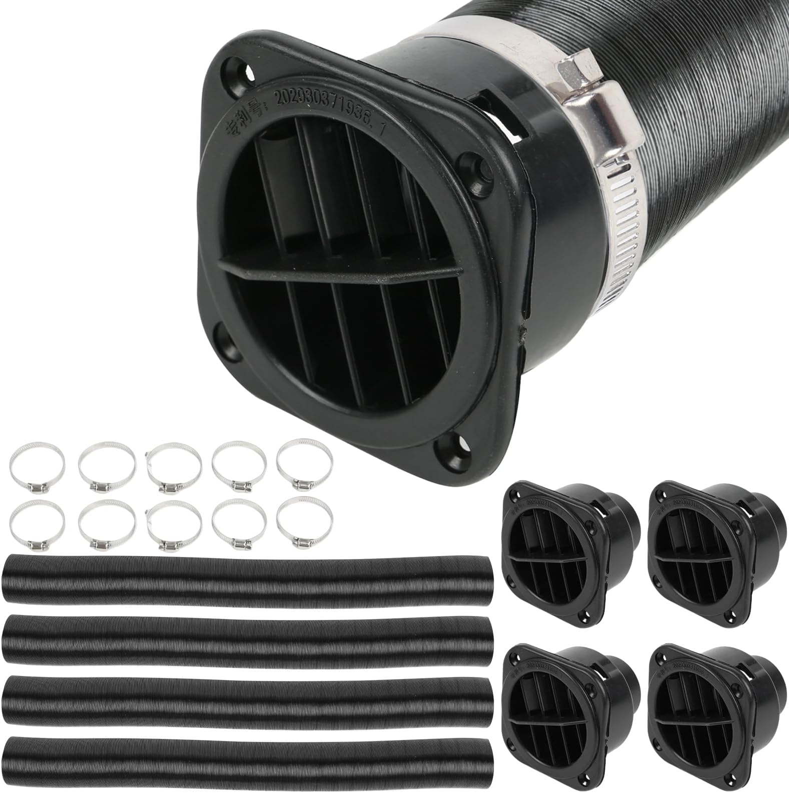 Amazon.com: Copgge 42mm Diesel Heater Duct Hose Flexible Warm Air ...