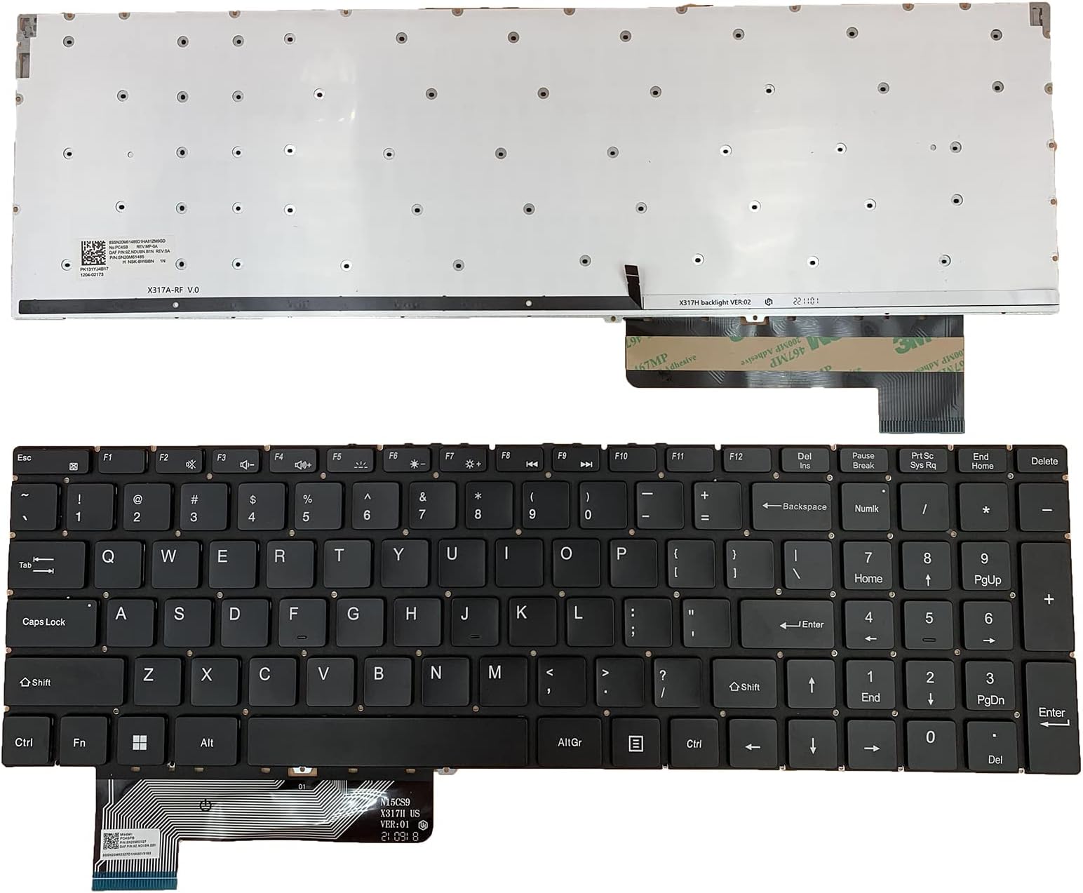 Amazon.com: SUNMALL Keyboard Replacement Compatible with ASUS R510l ...