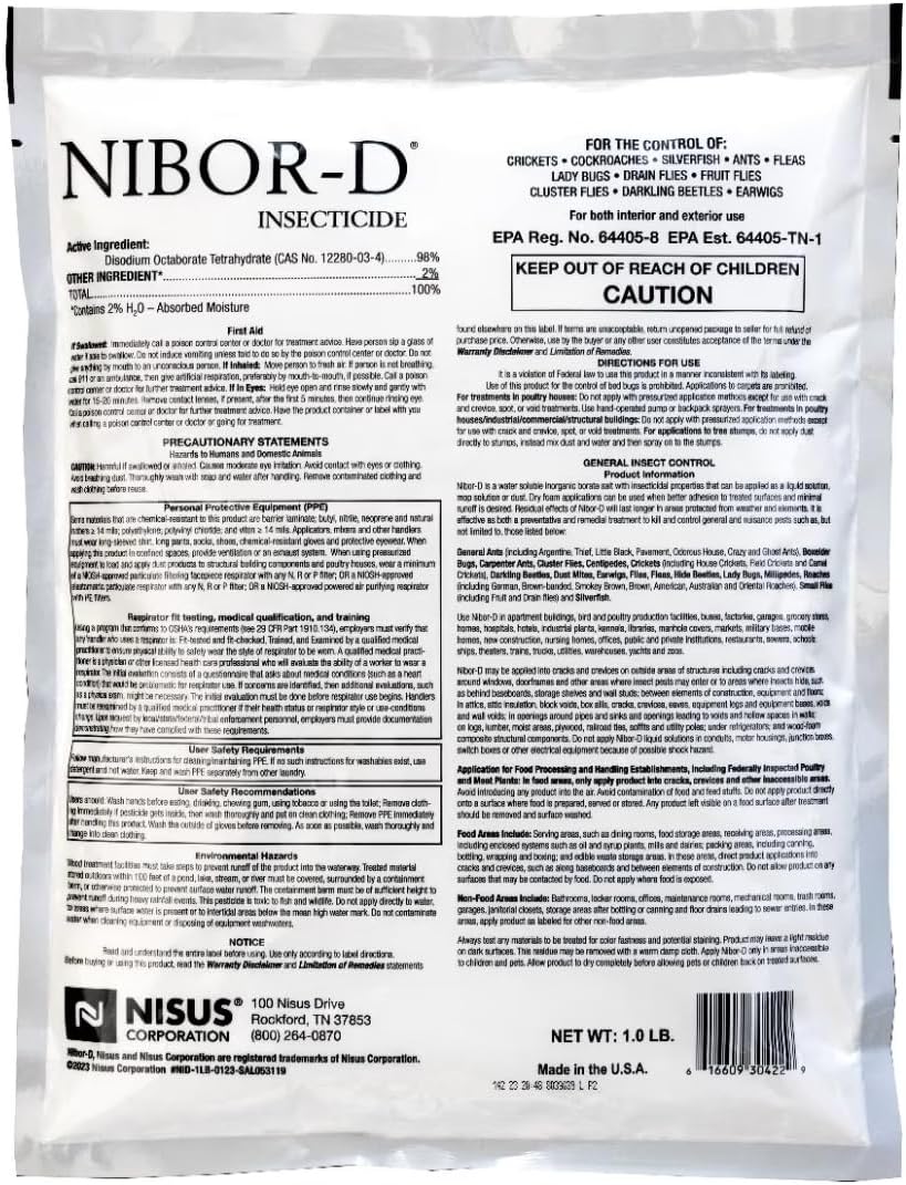 Amazon.com: Nisus - Nibor D - 1 lbs : Patio, Lawn & Garden