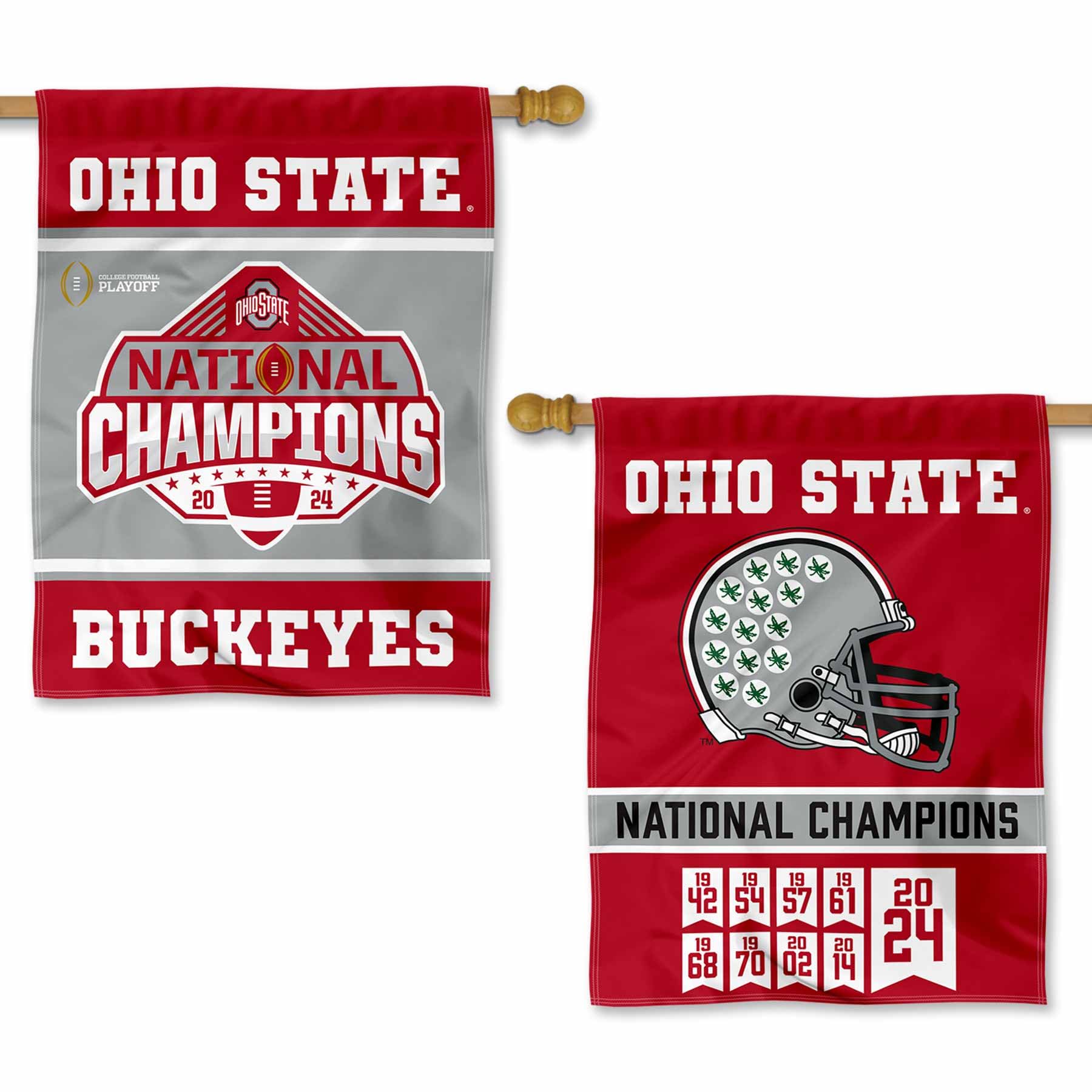 Amazon.com : Ohio State Buckeyes National Champions 2024 Double Sided ...
