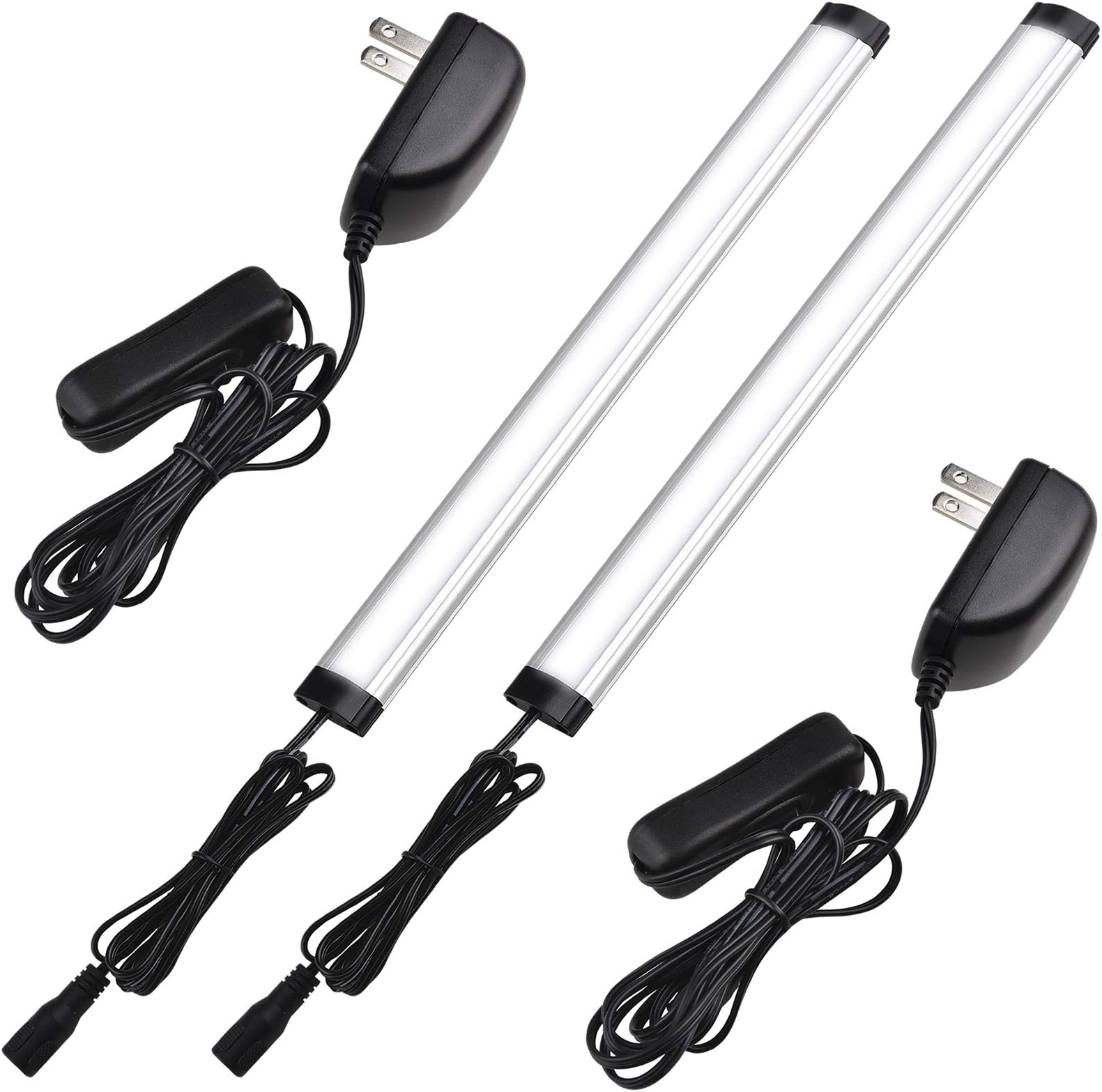 Lvyinyin Under Cabinet LED Light Bar 12inch, Single Counter Light for ...