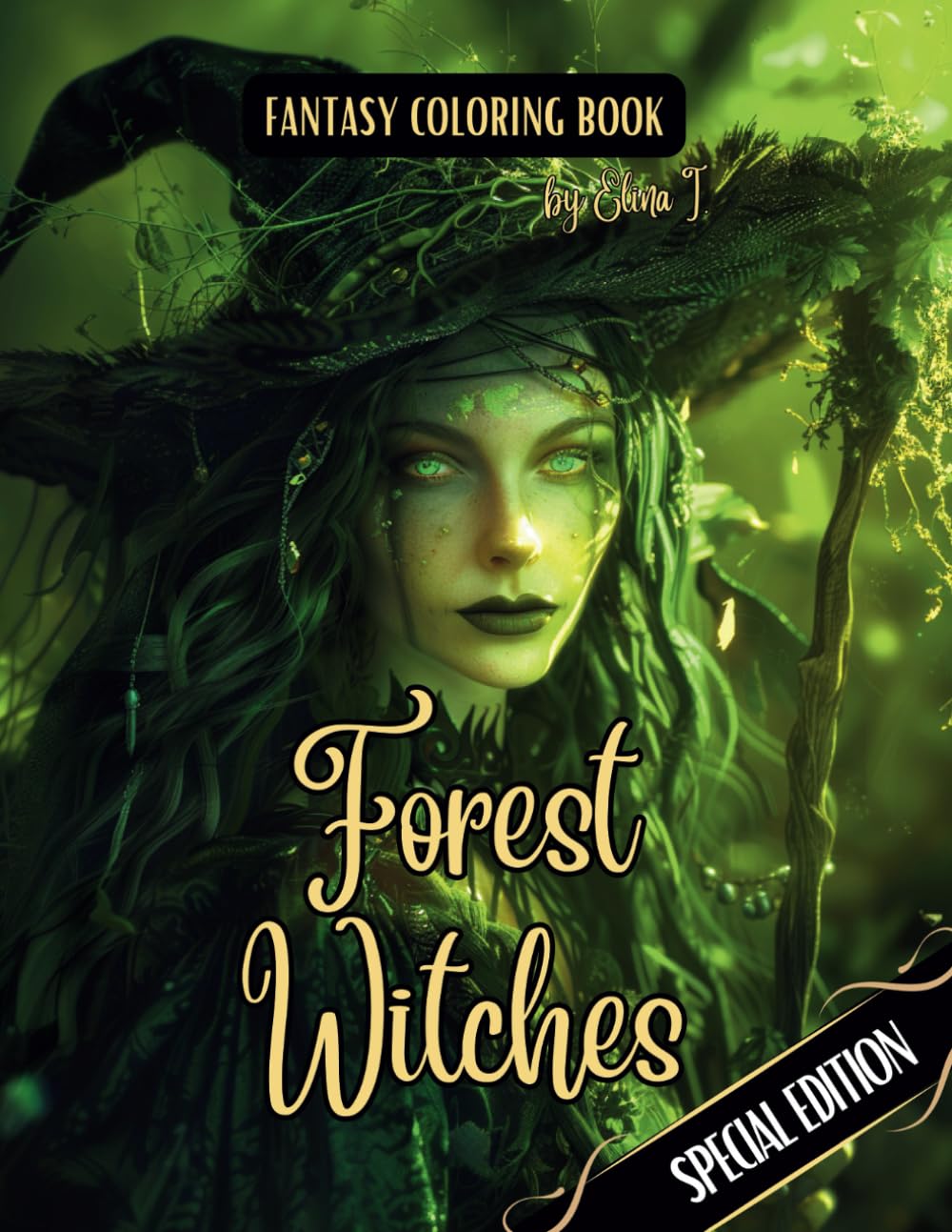 Amazon.com: Fantasy Coloring Book Forest Witches Special Edition: For ...