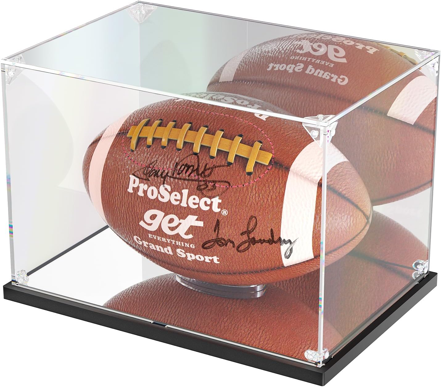 Amazon.com: Collectible Supplies Deluxe Football Display Case UV ...