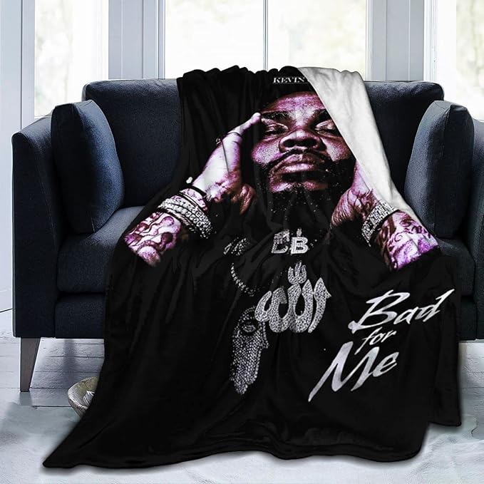 Amazon.com: AzudyaPle Flannel Blanket Kevin Rapper Gates Throw Blanket ...