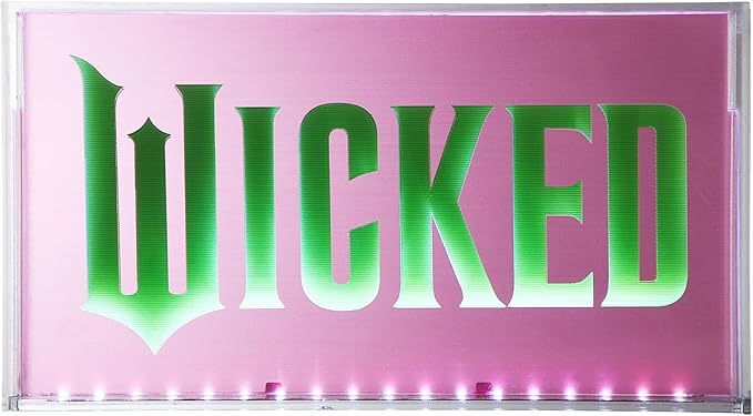 Amazon.com: Wicked Logo Acrylic LED Neon Sign Light for Wall or Table ...