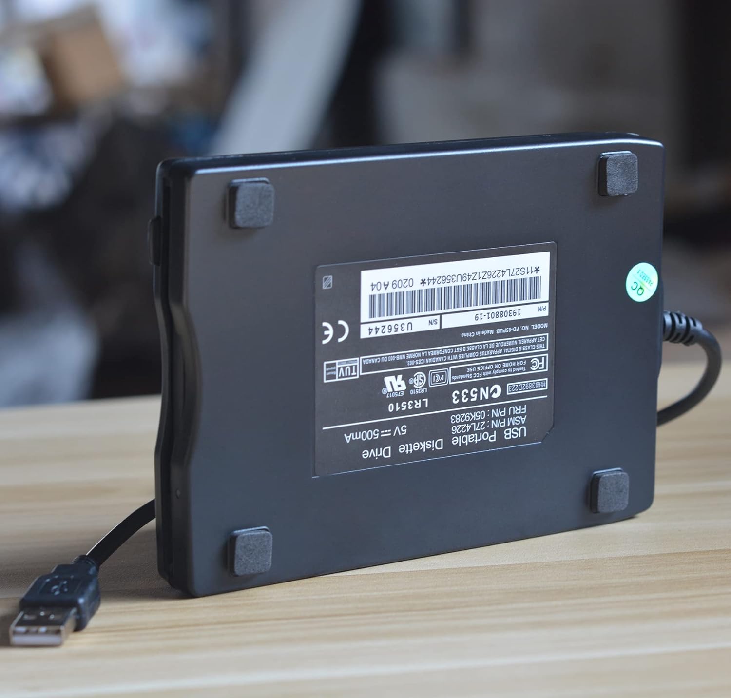 USB Floppy Drive 3.5 Inch Floppy Drive USB Floppy Card Reader 1.44 MB ...