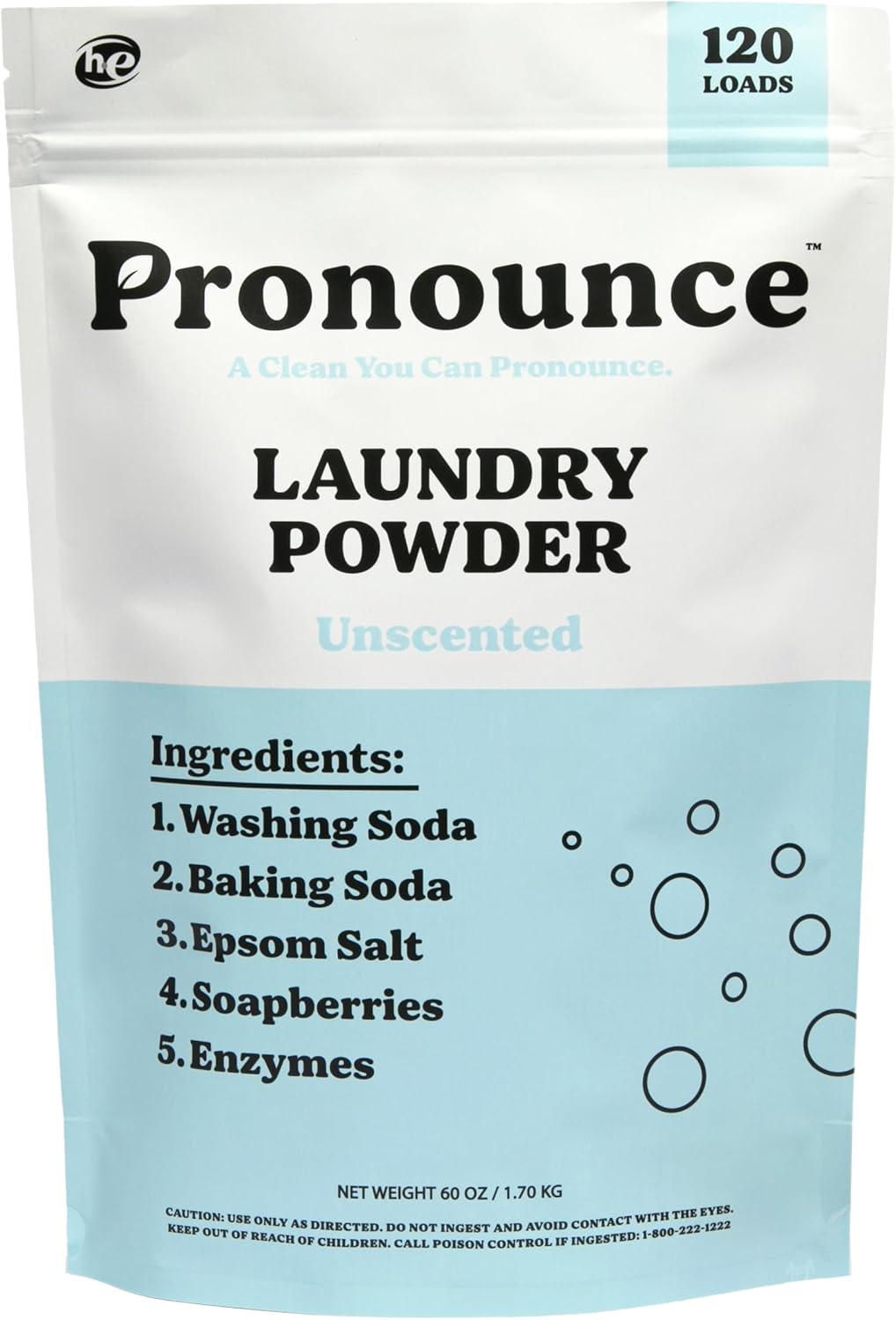 Amazon.com: Pronounce Laundry Detergent Powder Alternative | Non-Toxic ...