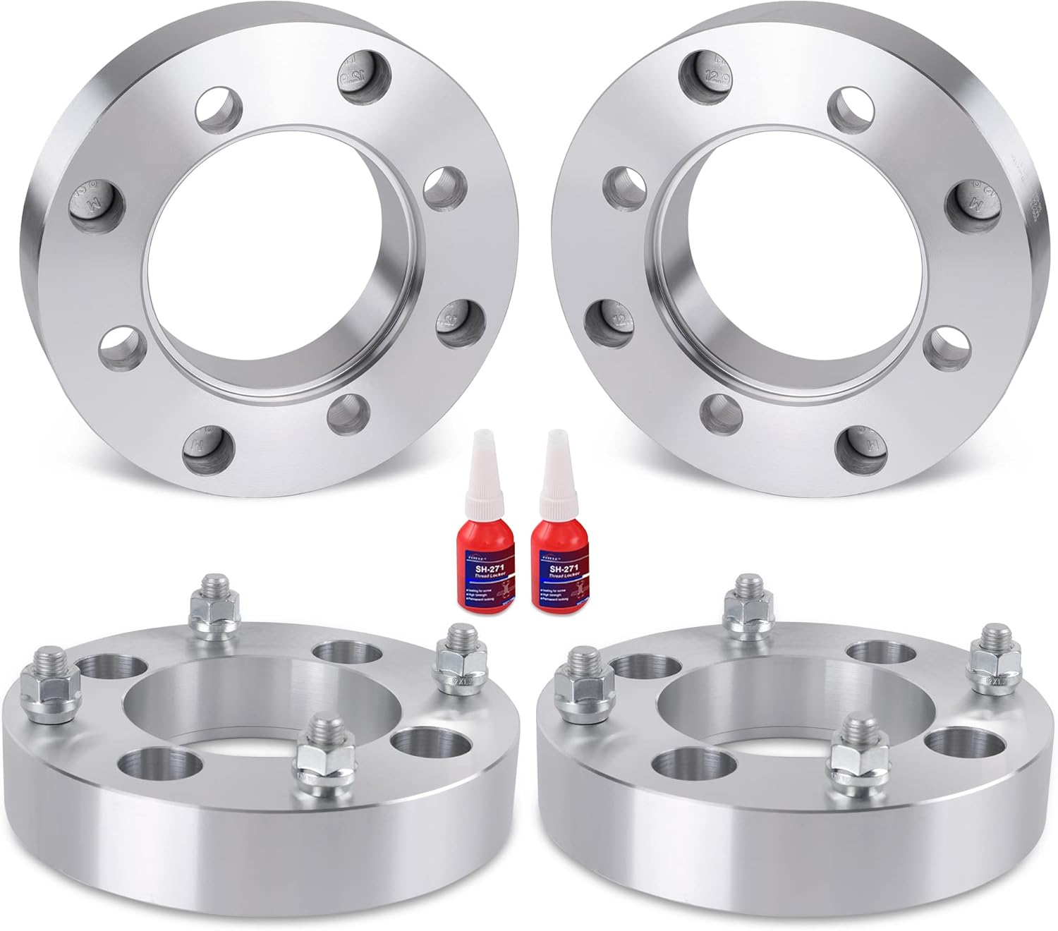 Amazon.com: 4x137 to 4x156 Wheel Adapters, 1.5 inch 4x137mm to 4x156mm Forged ATV UTV Wheel ...