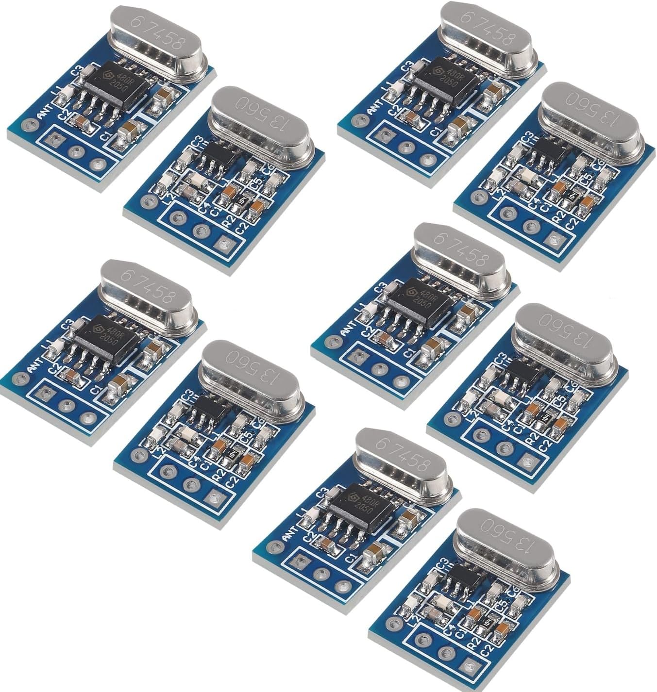 Amazon.com: 5 Sets 433MHZ Wireless Transmitter & Receiver Board Module ...