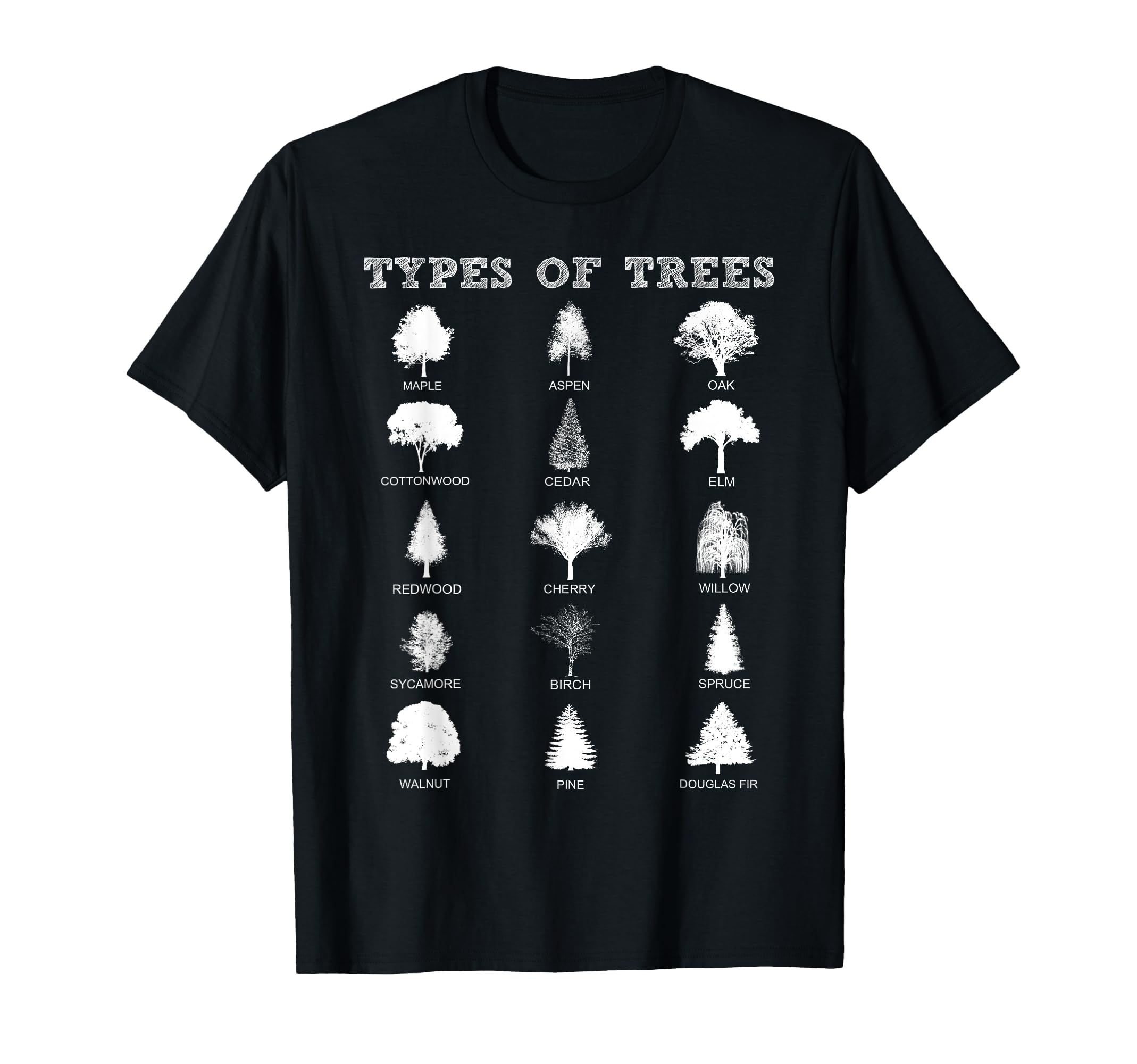 Amazon.com: Environment Types Of Trees Earth Day Nature Outdoor Lover T ...