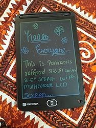 Portronics Ruffpad 8.5M Multicolor LCD Writing Pad with Screen 21.5cm ...