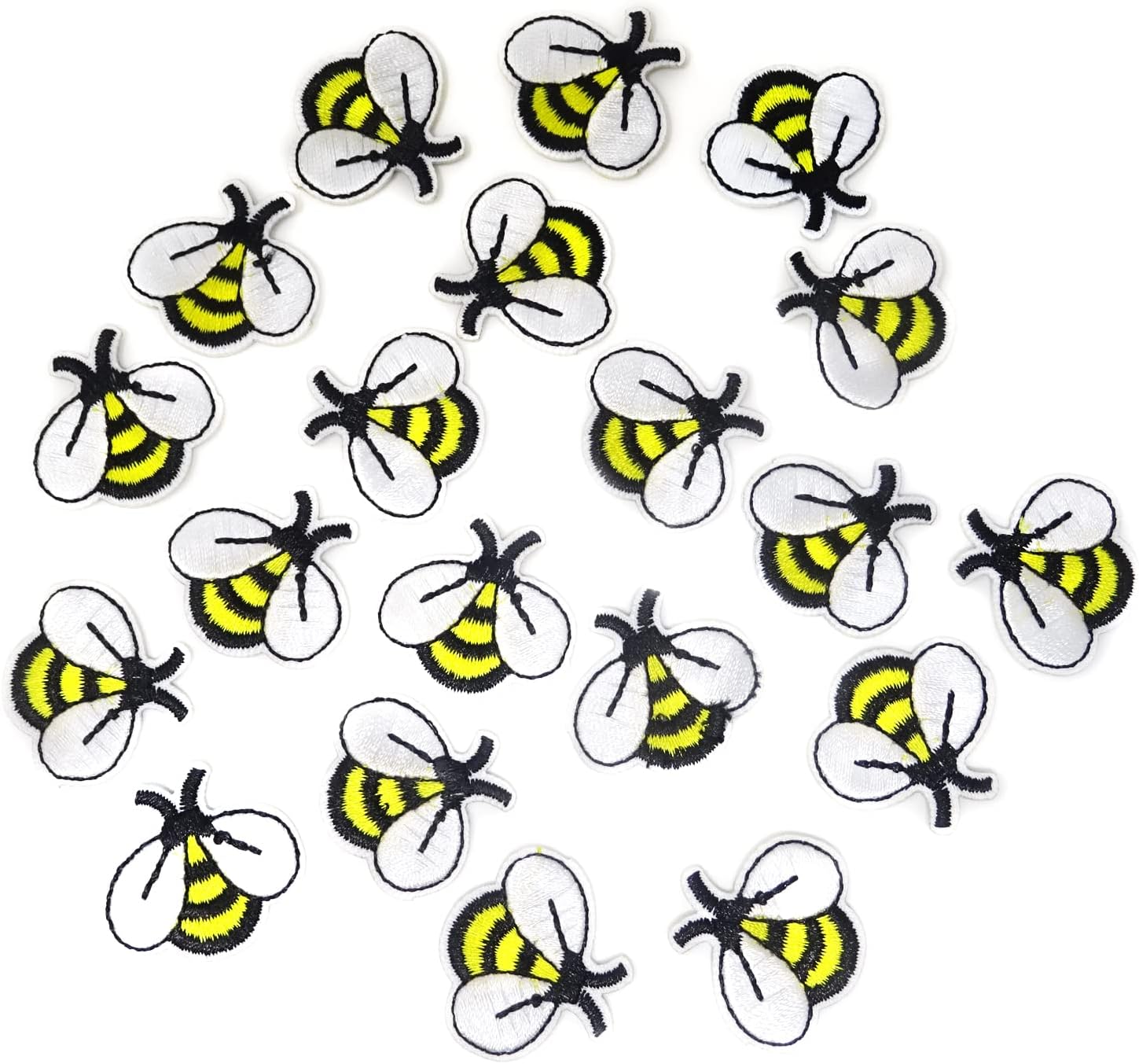 Amazon.com: Yiasangly Bees Patches, Cute Insect Patches Applique ...