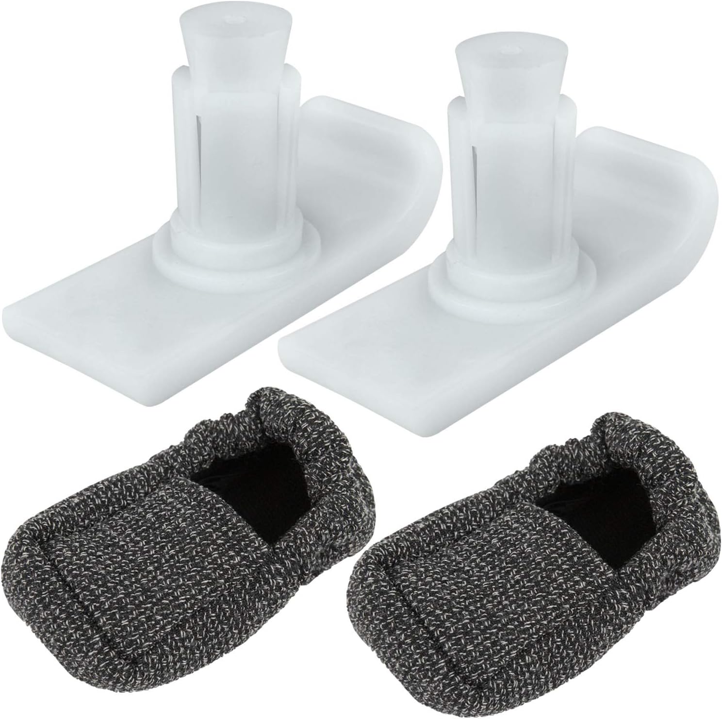 Amazon.com: Vive Walker Ski Glides & Covers 4 PCS - Tennis Ball ...