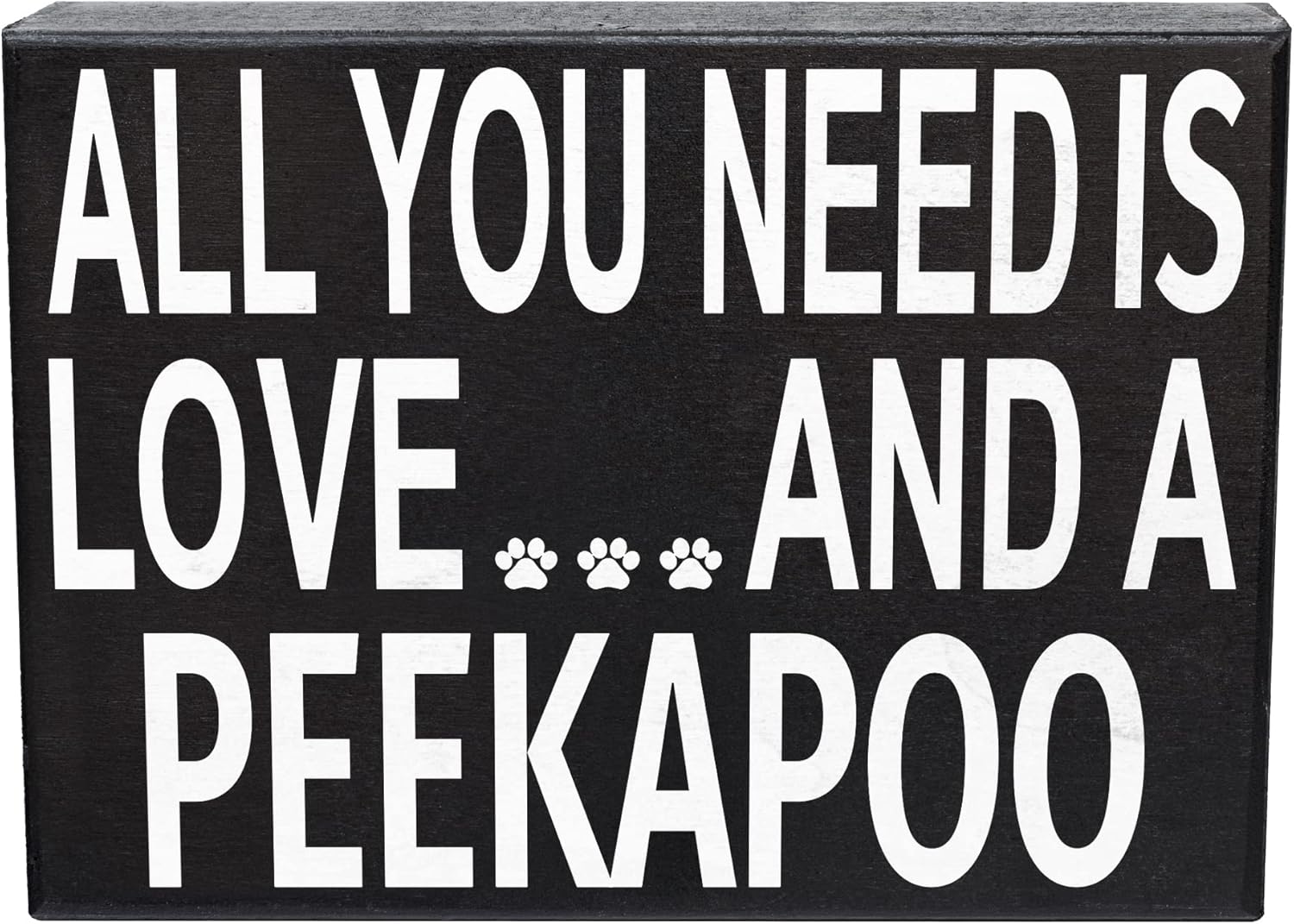 Amazon.com: JennyGems Peekapoo Gifts, All You Need Is Love and a ...