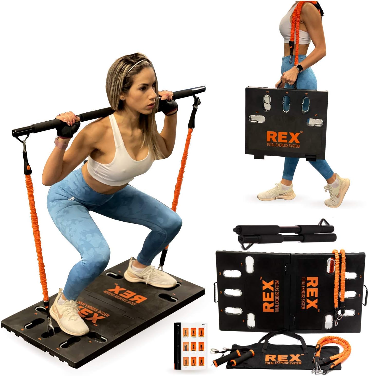 Amazon.com: REX Portable Home Gym Total Fitness System With More Than ...