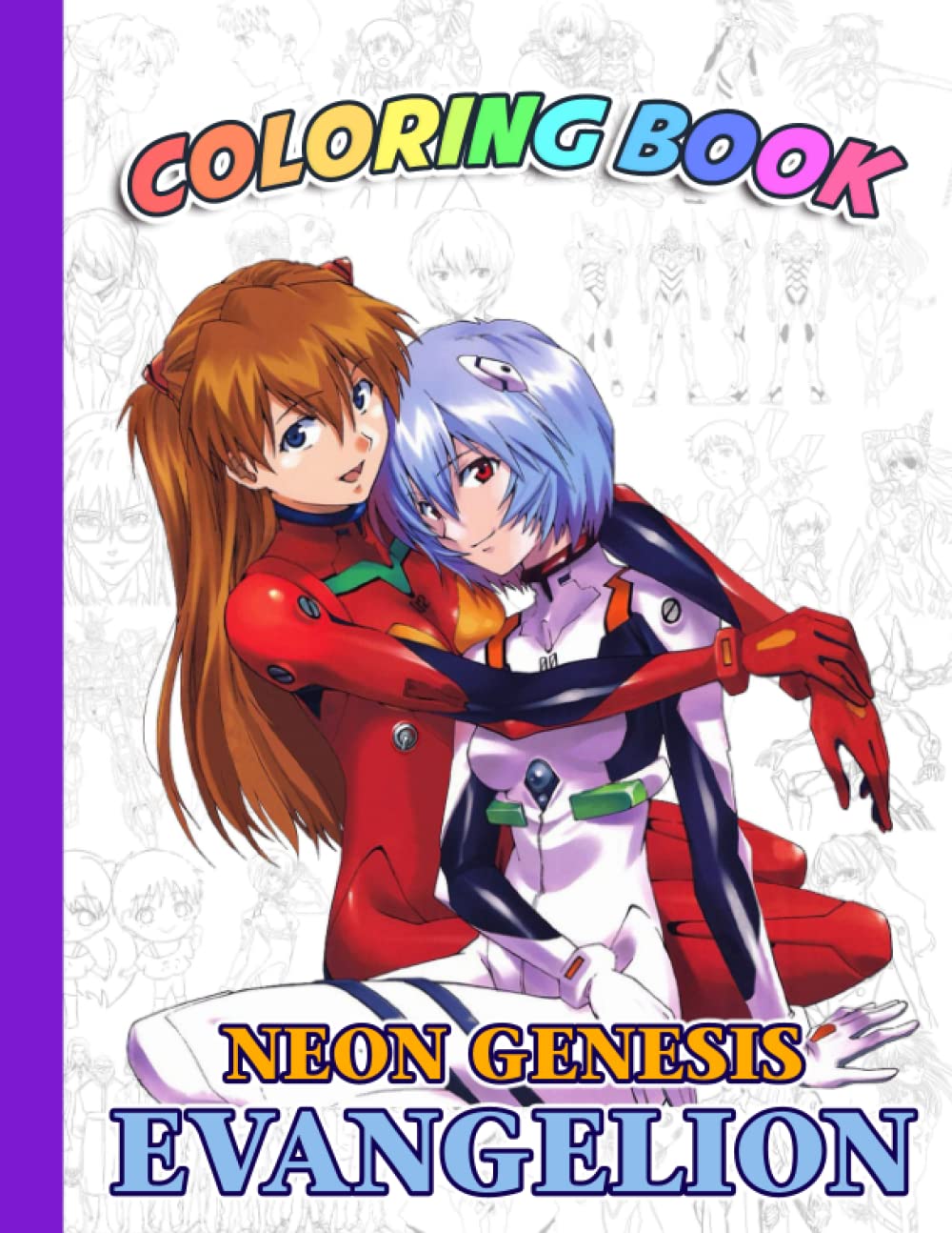 Buy 𝐍𝐞𝐨𝐧 𝐆𝐞𝐧𝐞𝐬𝐢𝐬 𝐄𝐯𝐚𝐧𝐠𝐞𝐥𝐢𝐨𝐧 Coloring Book: Beautiful Illustrations Will ...