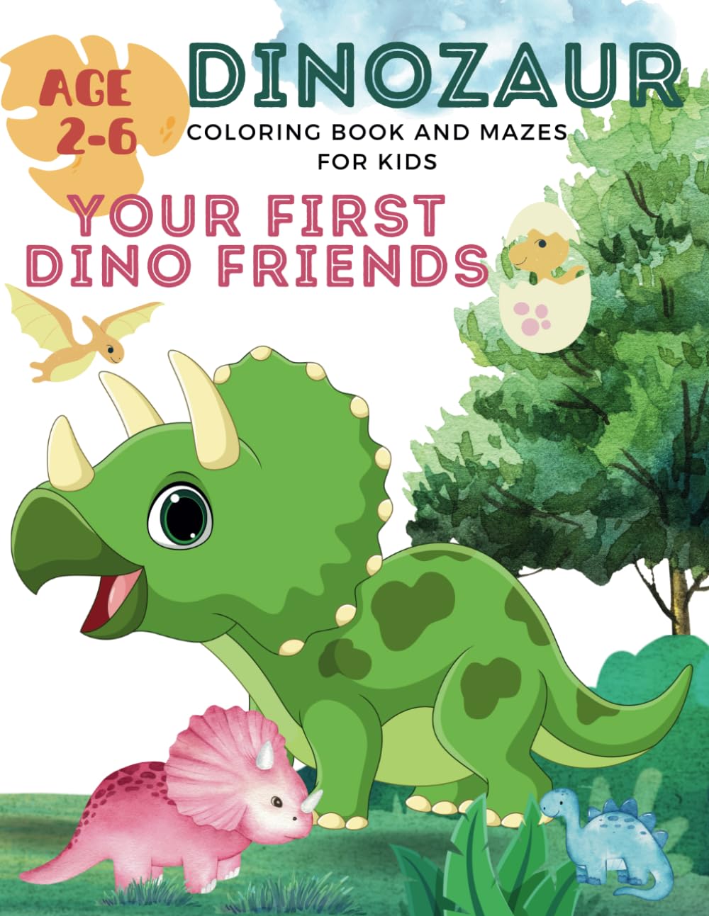 Dinozaurs and Mazes: Prehistoric Cute and Adorable Baby Dinosaurs ...