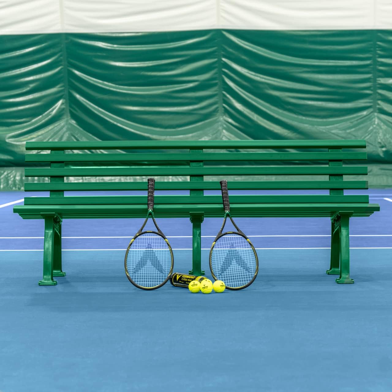 Amazon.com: Vermont Tennis Court Bench - 3 & 4 Seater | Standard or ...