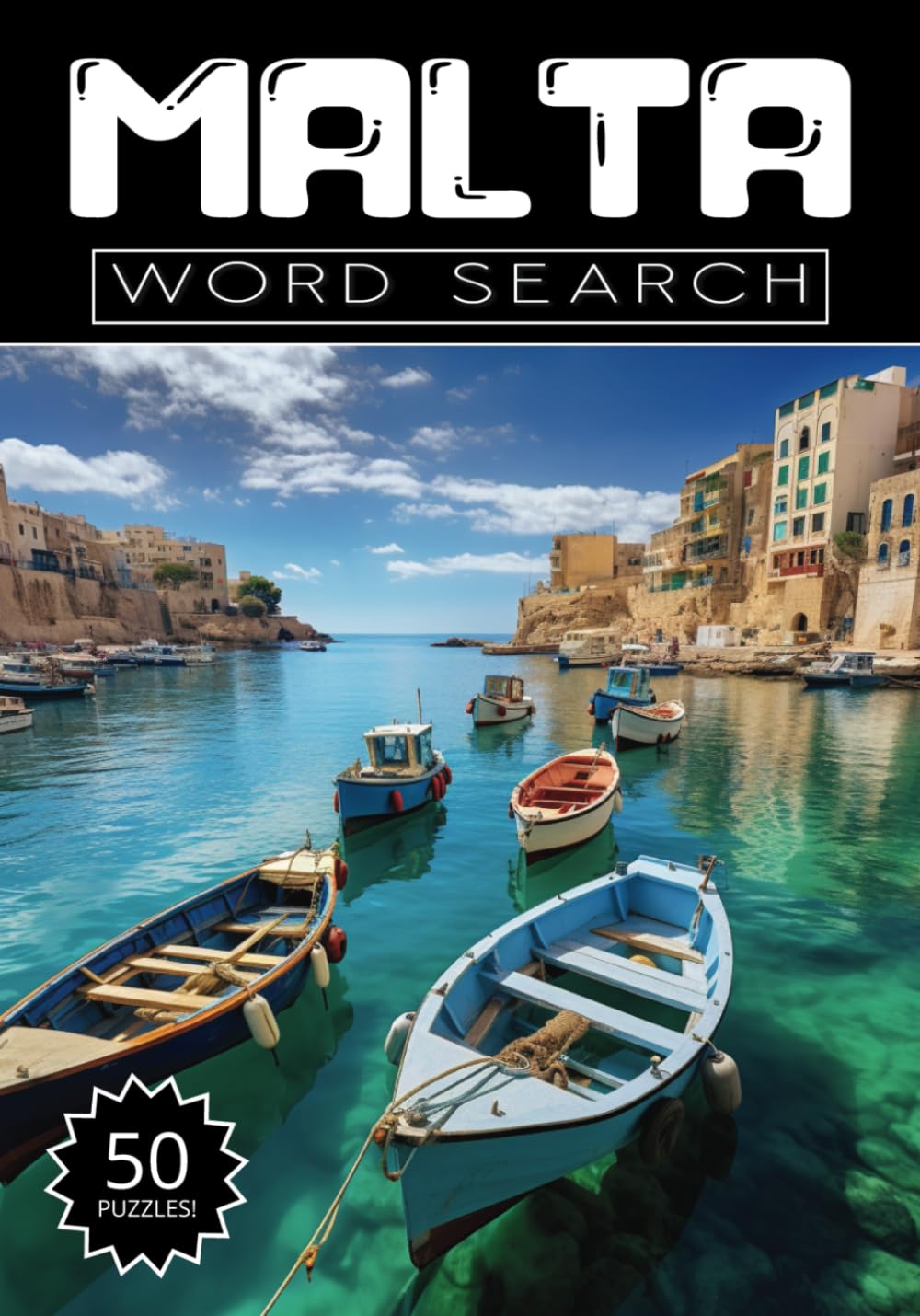 Malta Word Search: 50 Puzzles, Word Find, Vocabulary Activity Book for ...