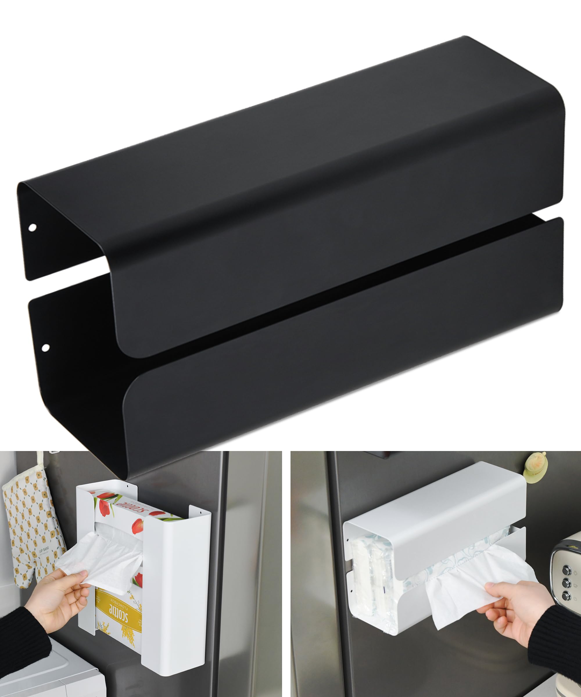 Amazon.com: Magnetic Glove Tissue Dispenser Paper Towel Holder Wall ...