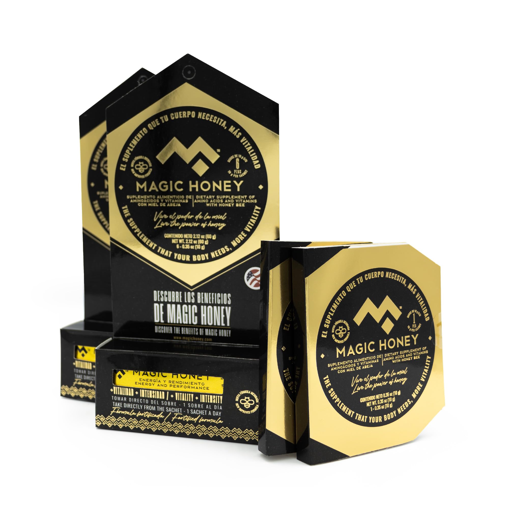 MAGIC HONEY 14 SACHETS : Amazon.com.mx: Alimentos y Bebidas