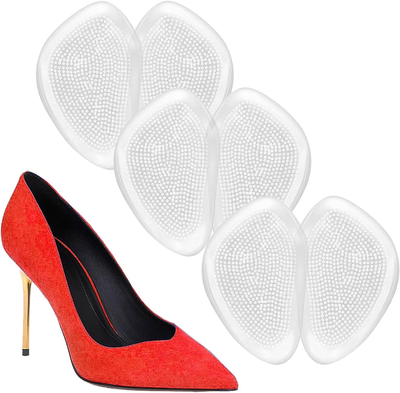 Amazon.com: WOXVM Ball of Foot Cushions for Women, 3 Pairs Reusable ...