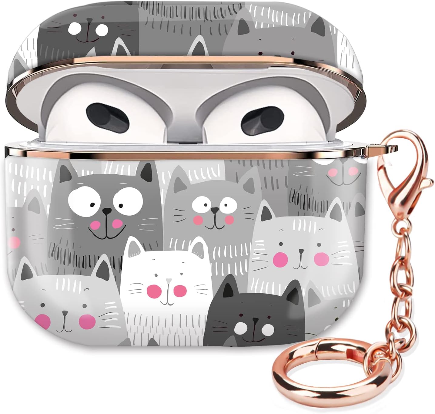 Amazon.com: ZEKICE Airpod 3 Case Cute Airpods 3rd Generation Cover ...