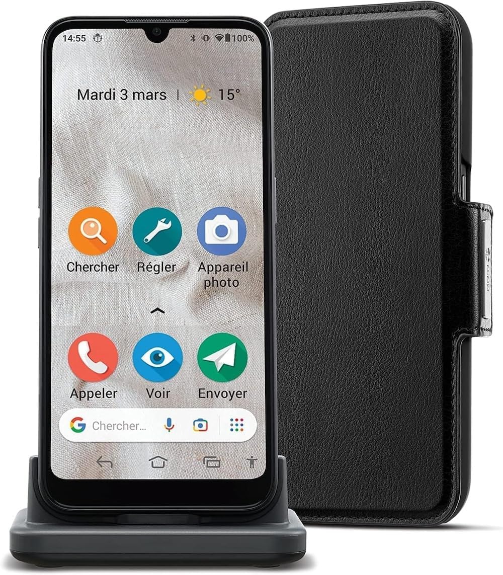 Doro - Leva L30 - Téléphone Portable Senior - Téléphone À Clapet 4G ...