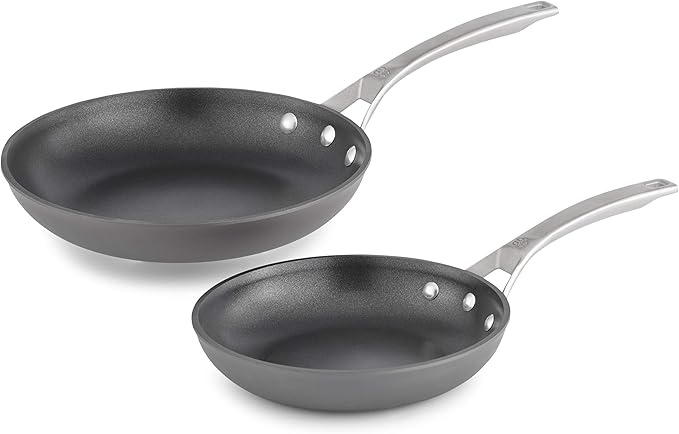 Amazon.com: Calphalon Nonstick Frying Pan Set with Stay-Cool Handles ...