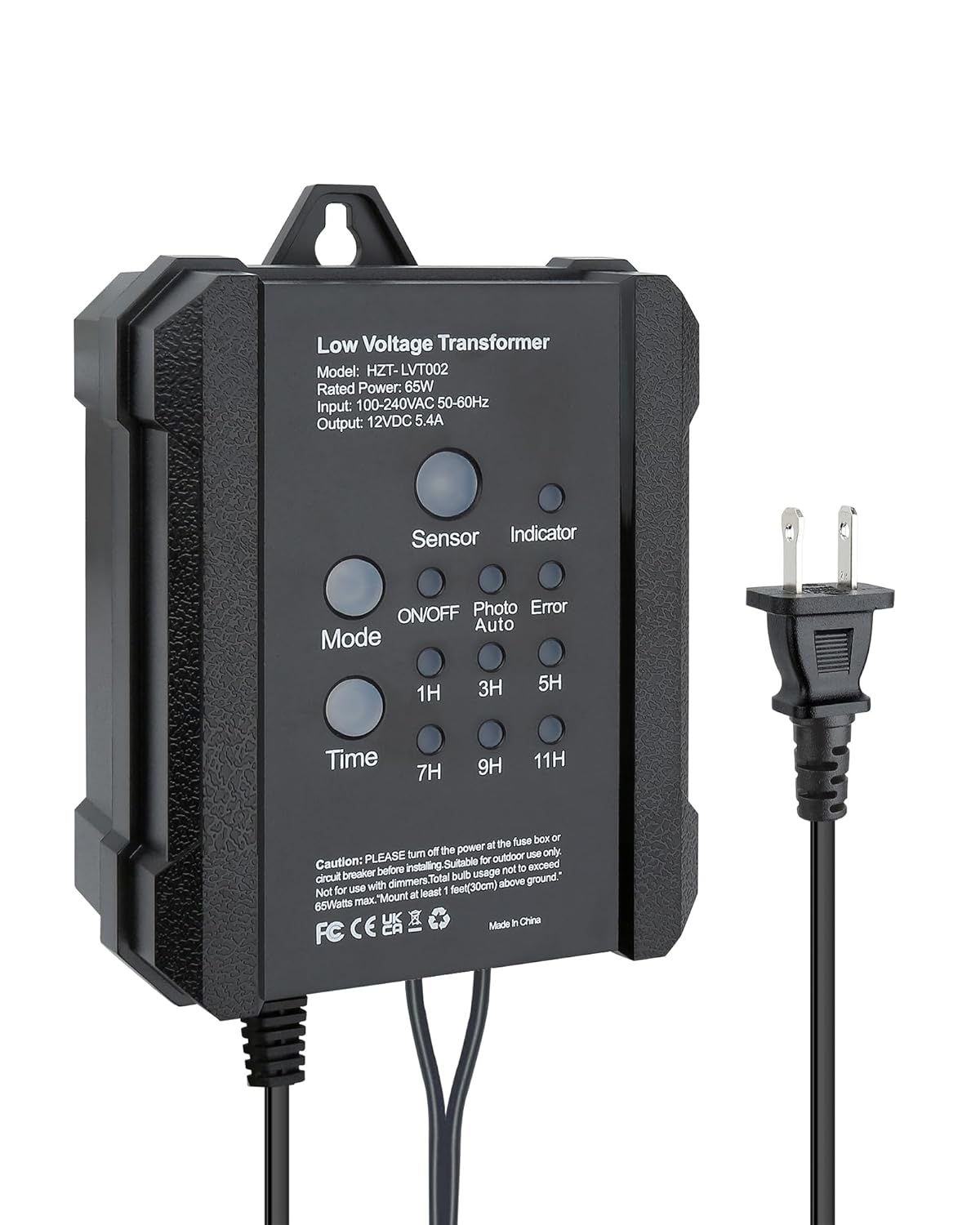 65W Low Voltage Transformer, Outdoor Low Voltage Landscape Transformer ...