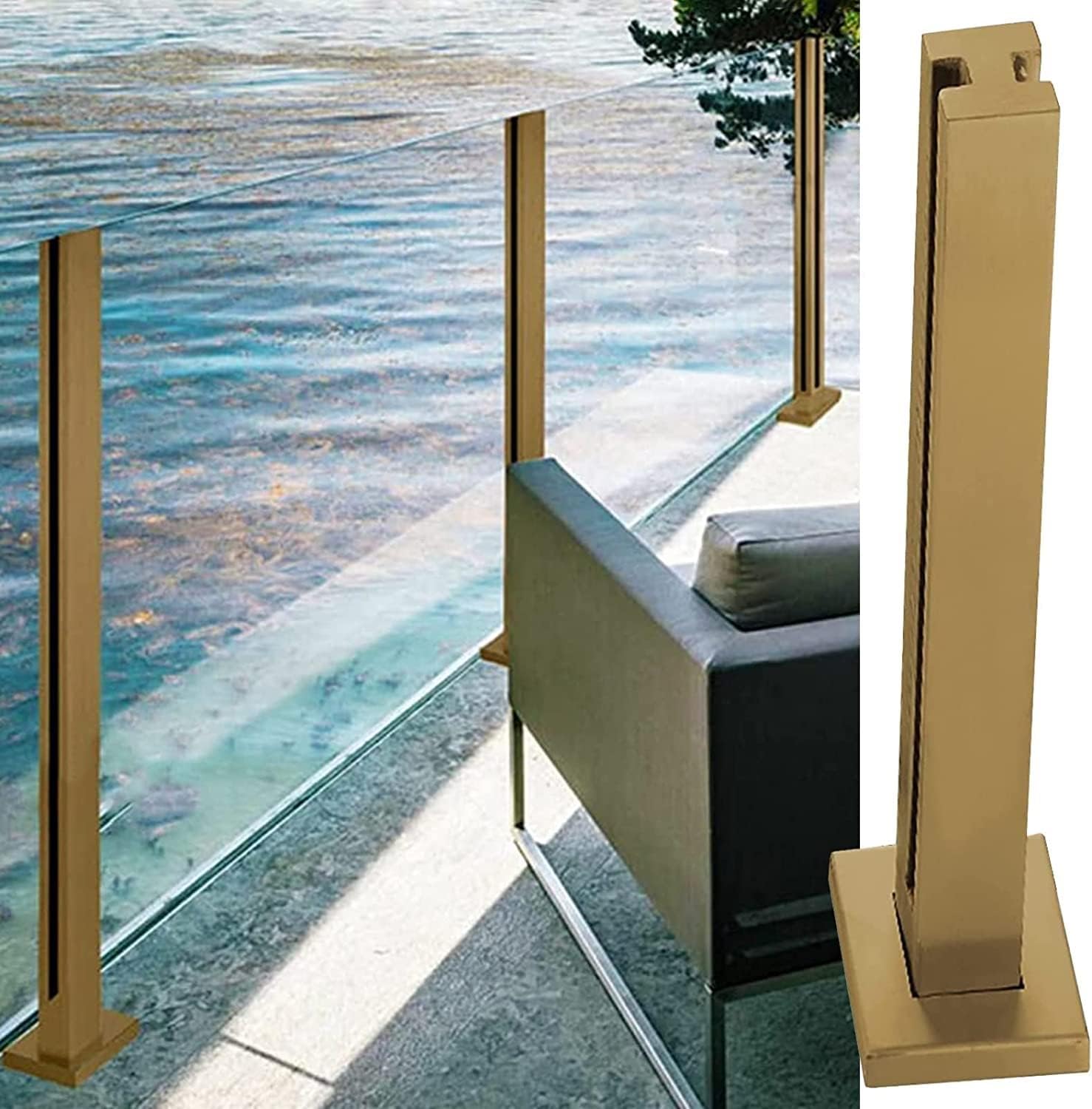 Glass fence posts Balustrade Posts Glass Balustrade Posts Glass Fence ...