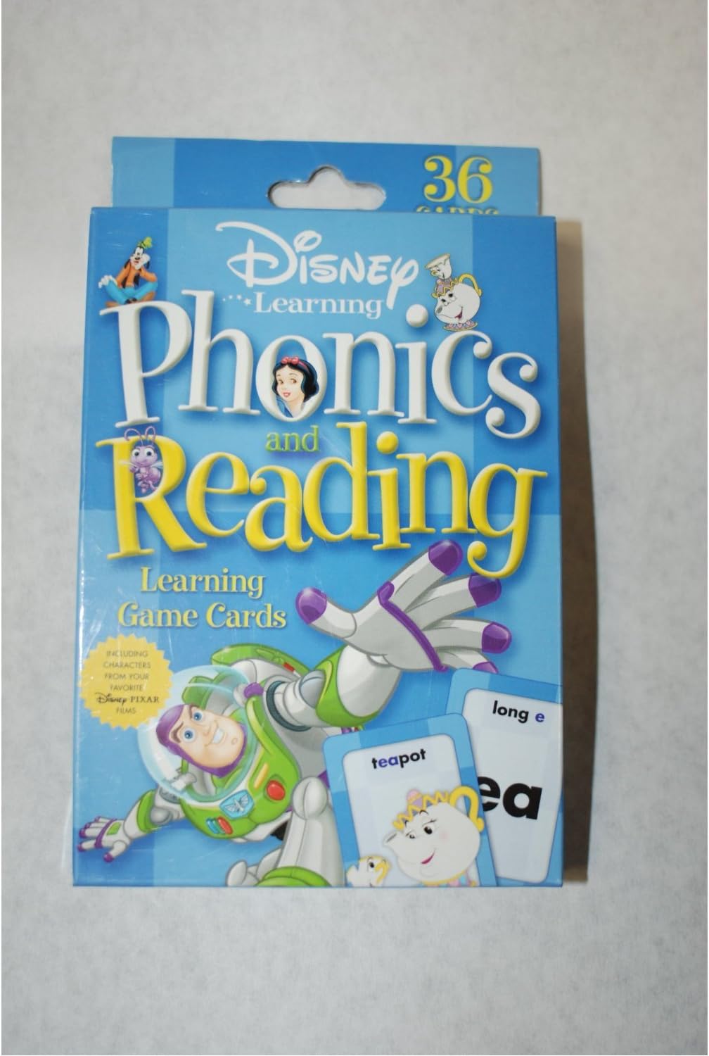 Amazon.com: Disney Learning Phonics and Reading Learning Game Cards ...