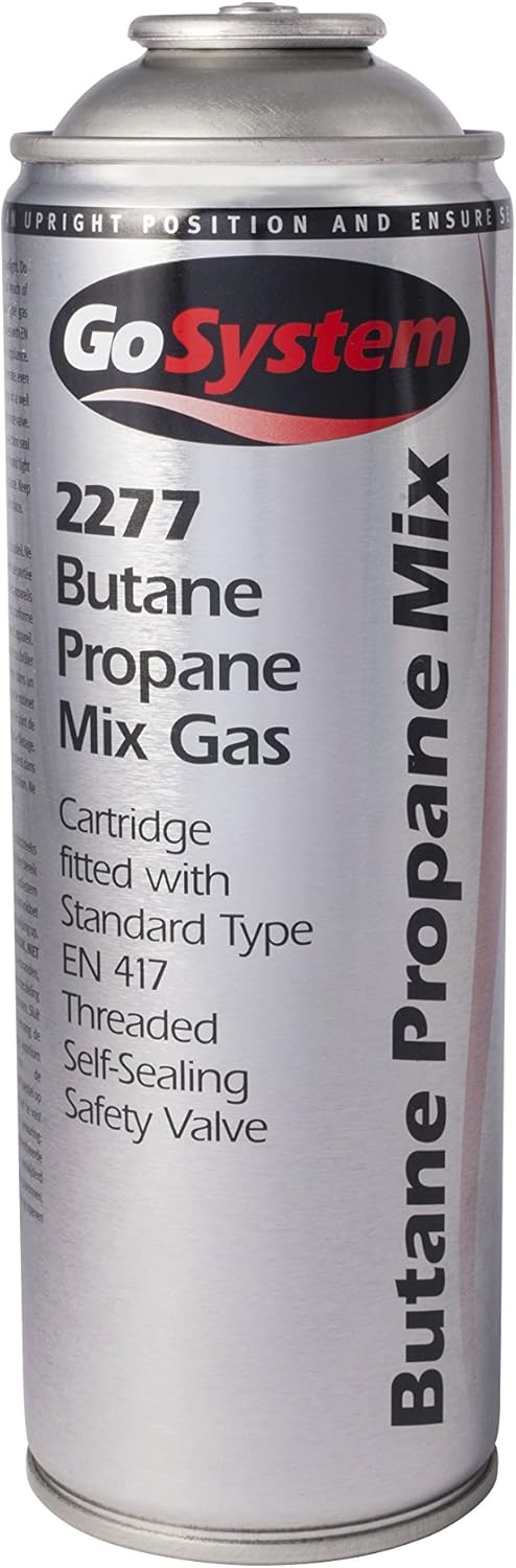 Gosystems Butane Propane 277G Mixed Gas Cartridge - Silver : Amazon.co ...