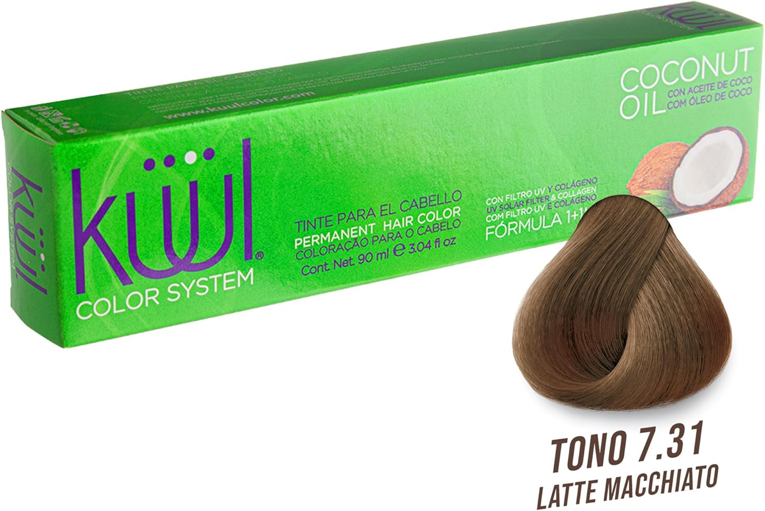 KÜÜL - Tinte para Cabello Permanente Color System 90ml en Crema con ...