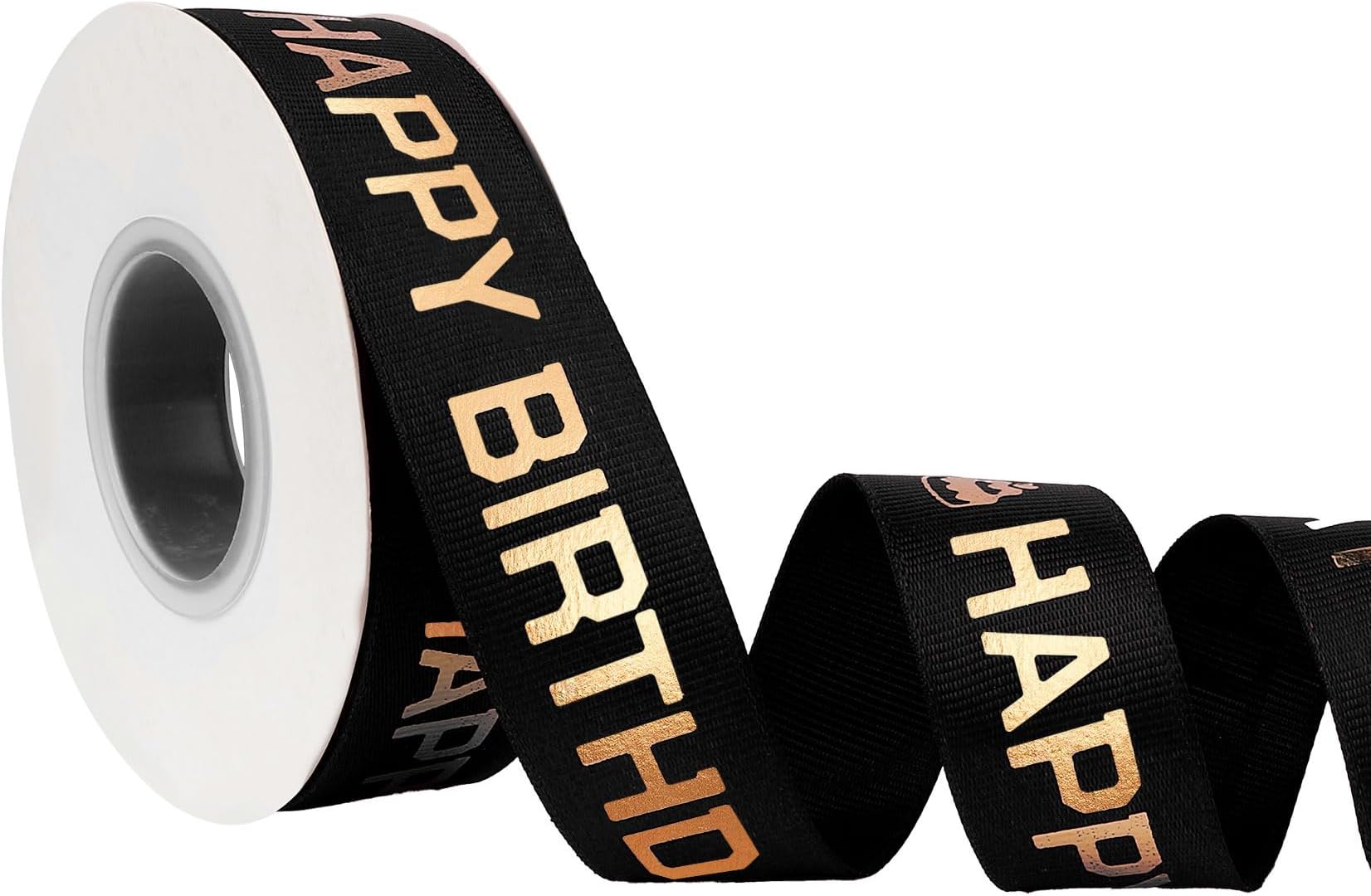 Amazon.com: Blue Ribbon Happy Birthday Ribbon for Flower Bouquet 1 Inch ...