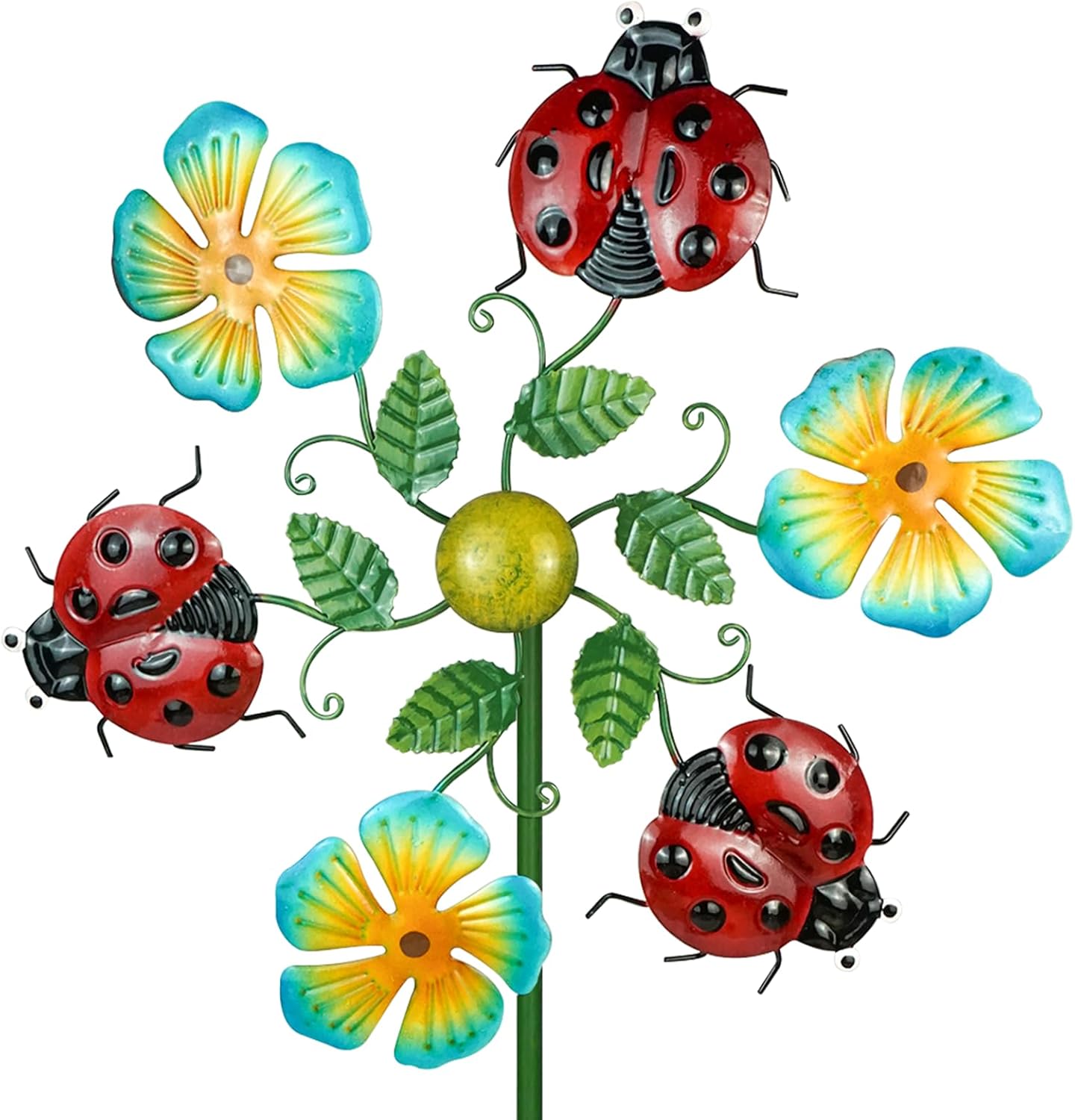 Amazon.com: 55-inch Ladybug Wind Spinner for Yard and Garden, Outdoor ...