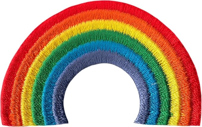 Amazon.com: Rainbow Arch - Embroidered Iron On or Sew On Patch