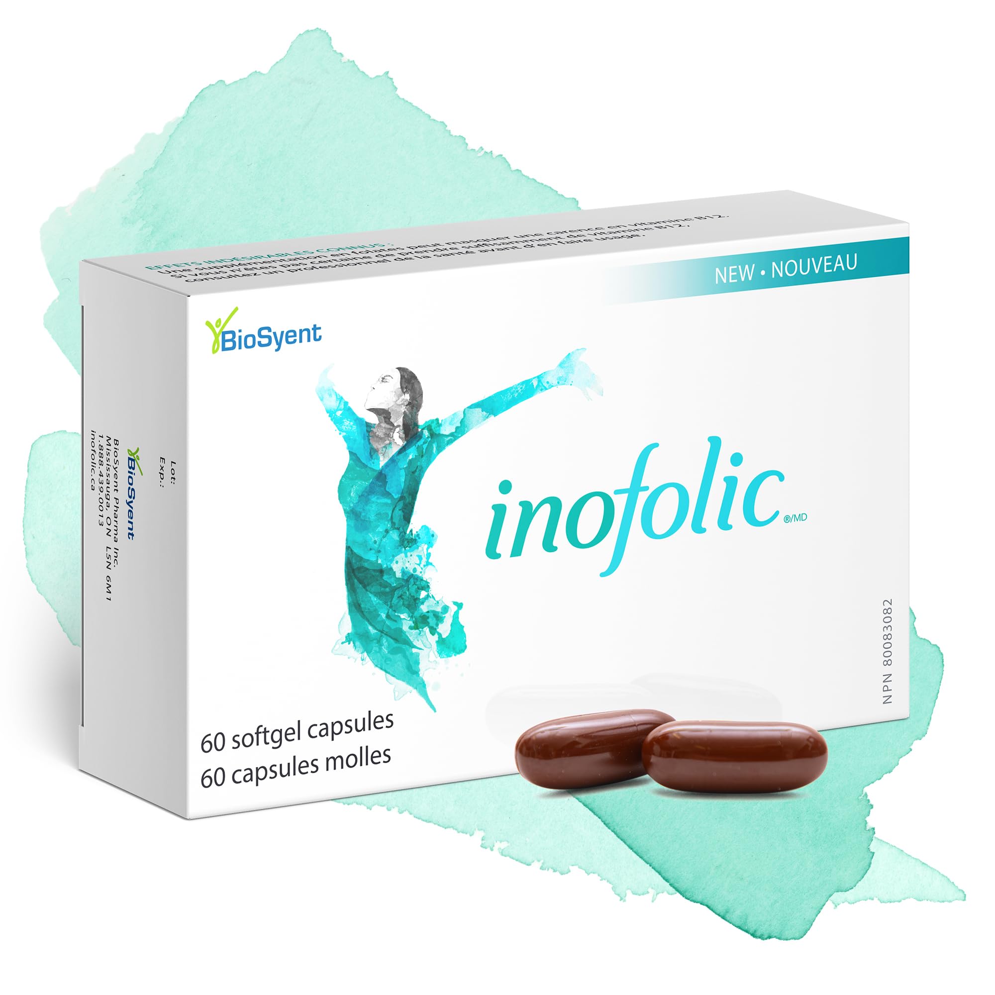 Inofolic - PCOS Supplement for Women - Myo-inositol and Folic Acid ...