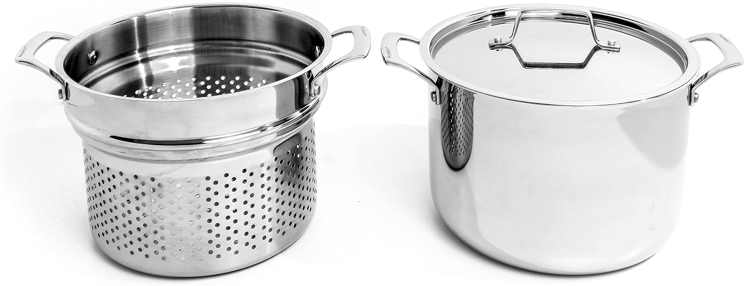 Amazon.com: BergHOFF Professional 18/10 Stainless Steel Tri-Ply 3Pc ...