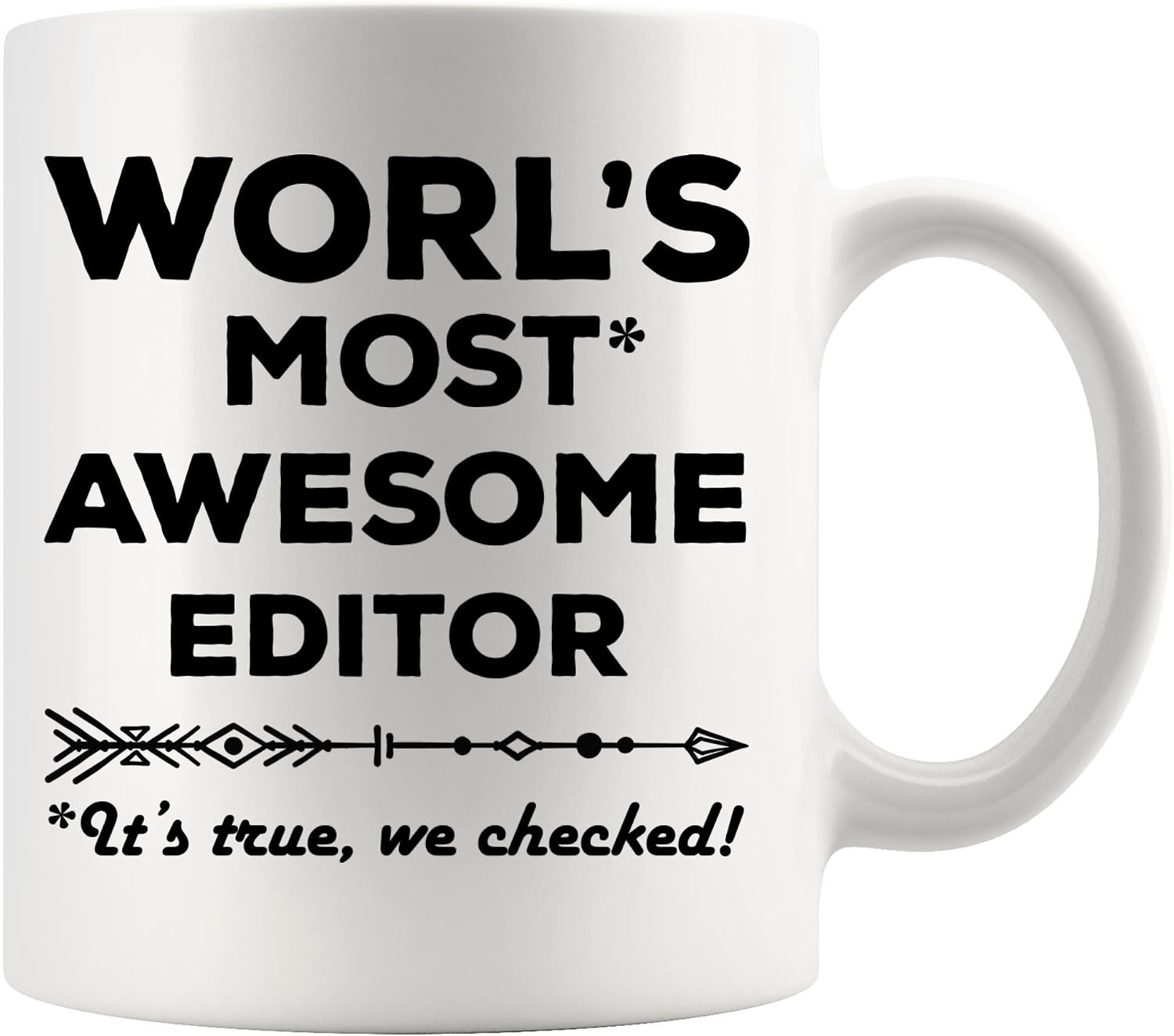 Amazon.com: Editor Mug - Gift for World Best Editor Ever Video Film ...