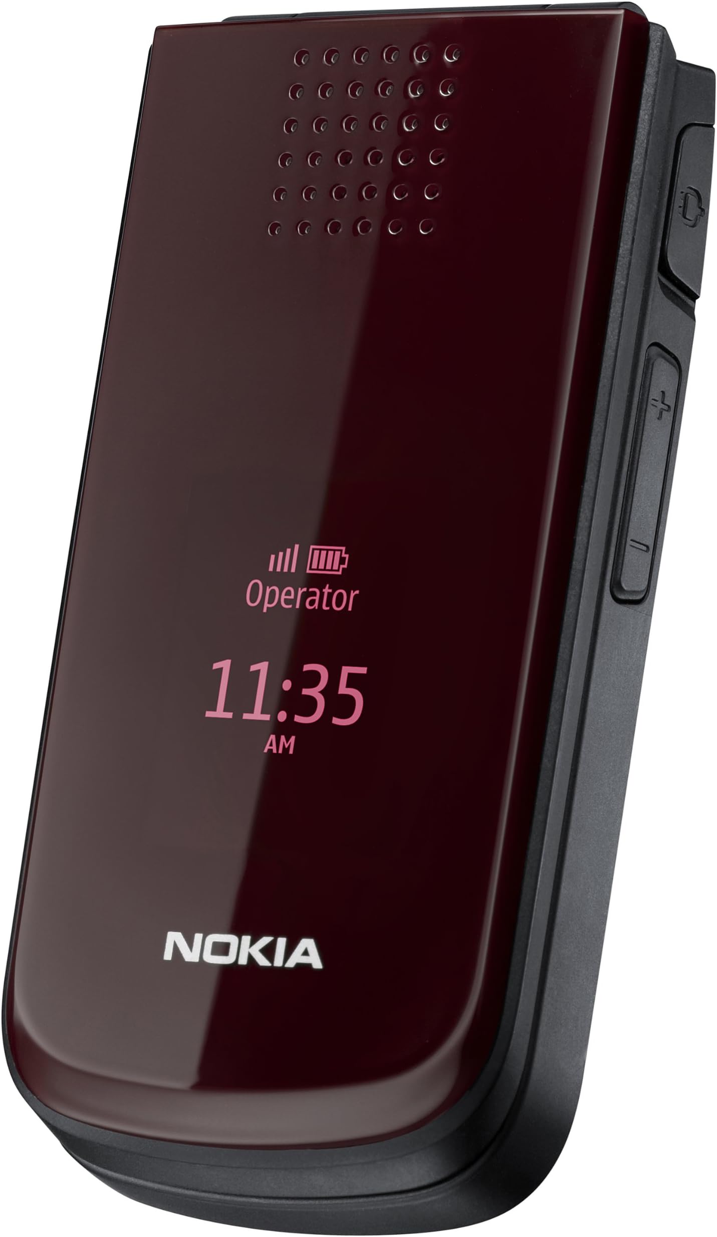 Nokia 2720 Fold - Mobile phone - GSM - folder (flip) - deep red ...