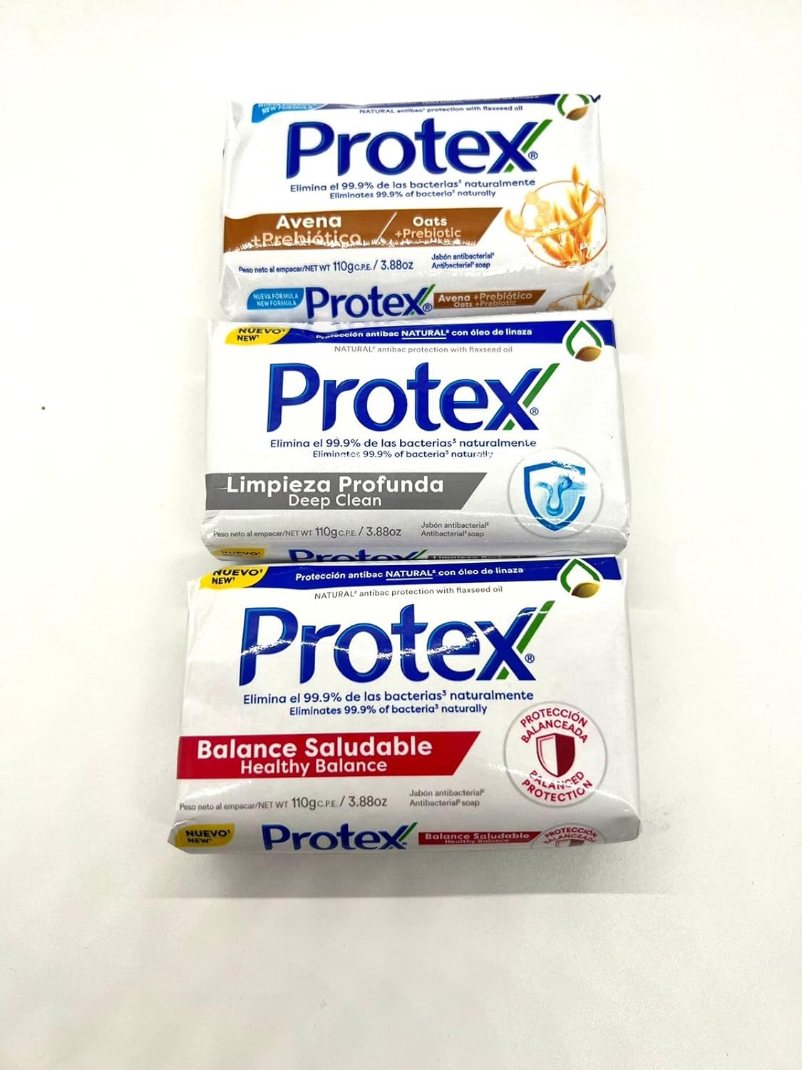 Amazon.com: Jabón Protex (Paquete de 3, 3.88 oz c/u) - Avena ...