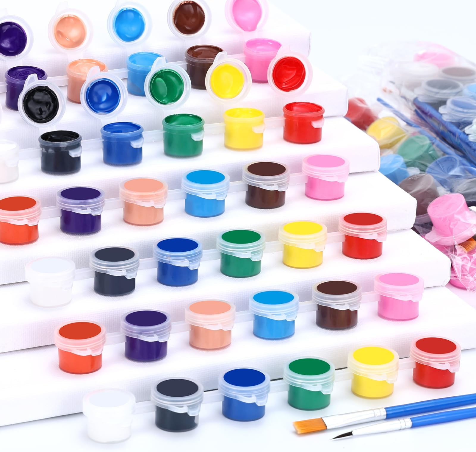 Amazon.com: Awineye Mini Acrylic Paint Set 10 Pack,Paint for Kids,12 ...