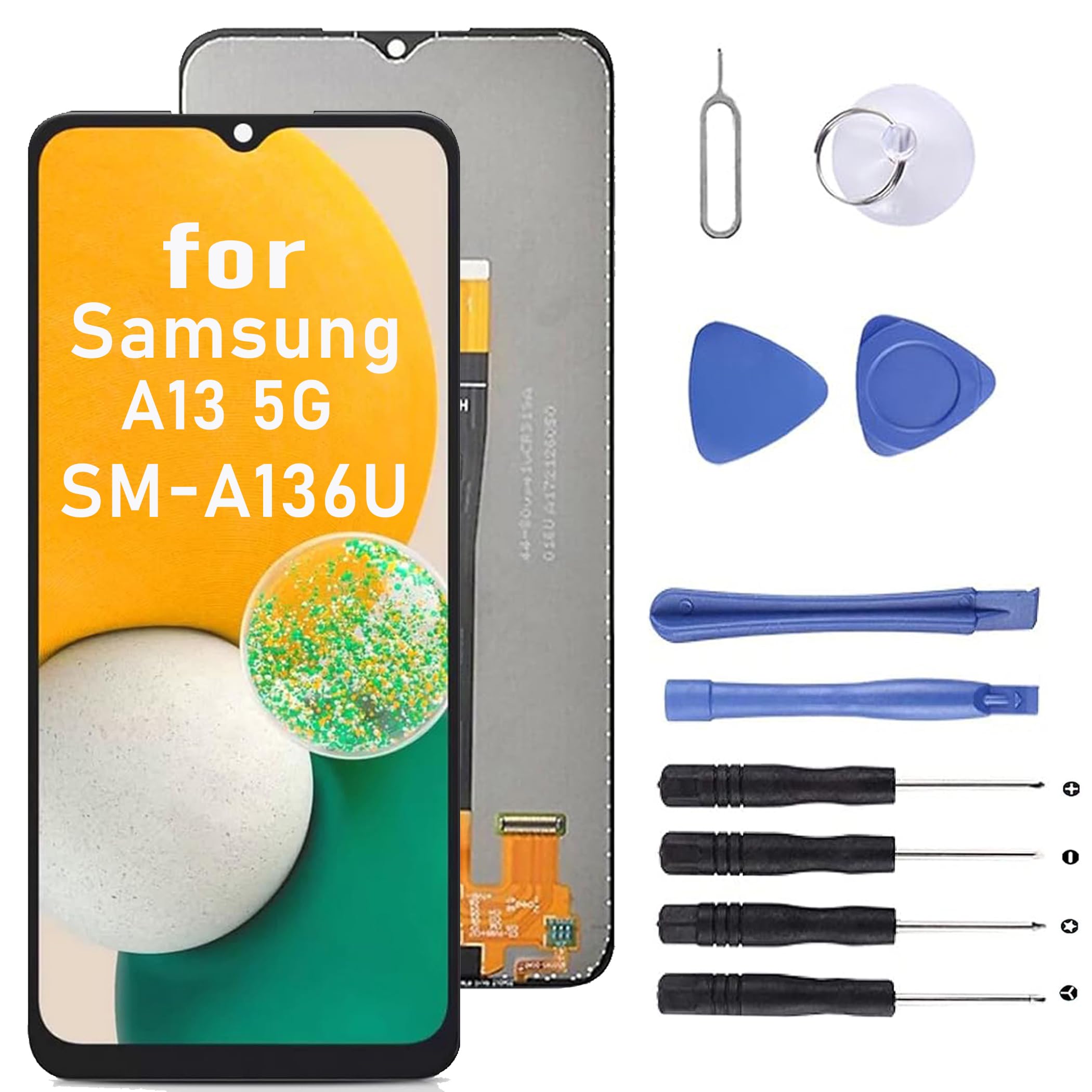 MP+ A13 Screen Replacement for Samsung Galaxy A13 5G with Repair Tools ...