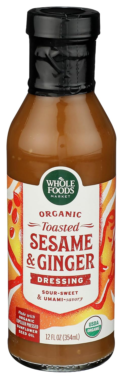 Whole Foods Market, Salad Dressing Toasted Sesame And Ginger Organic ...