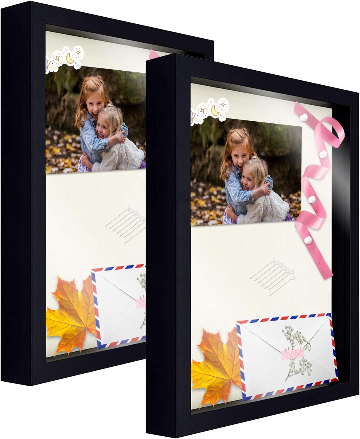 Amazon.com - Golden State Art, Shadowbox Frame with Sawtooth Hanger for ...