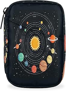 Amazon.com: Pill Organizer Box Planet Constellation Sun 7-Day Weekly ...