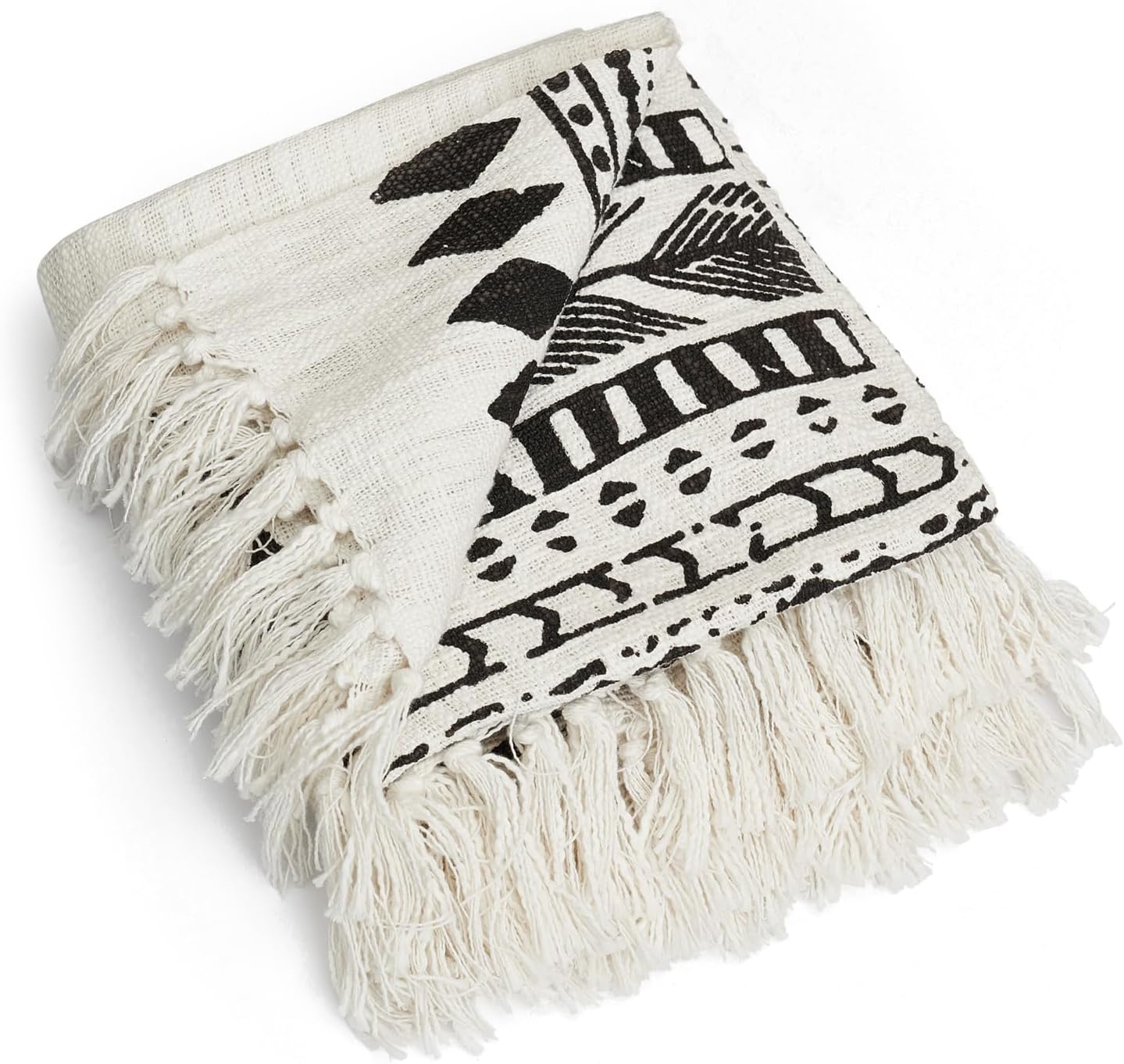 Amazon.com: 100% Cotton Throw Blanket, Stylish While Classic Pattern ...