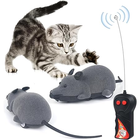 Amazon.com : Remote Control Micro Mouse Blistr - Colors may vary : Pet ...